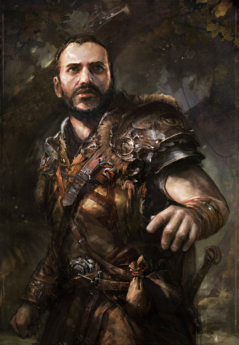 ArtStation - Slavic fantasy character for a card game