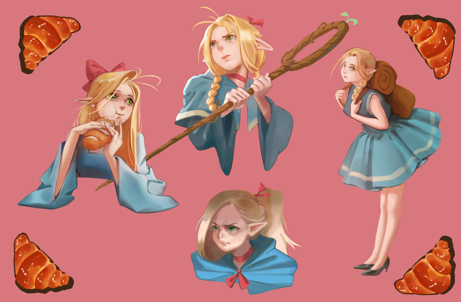 ArtStation - Marcille the elf girl