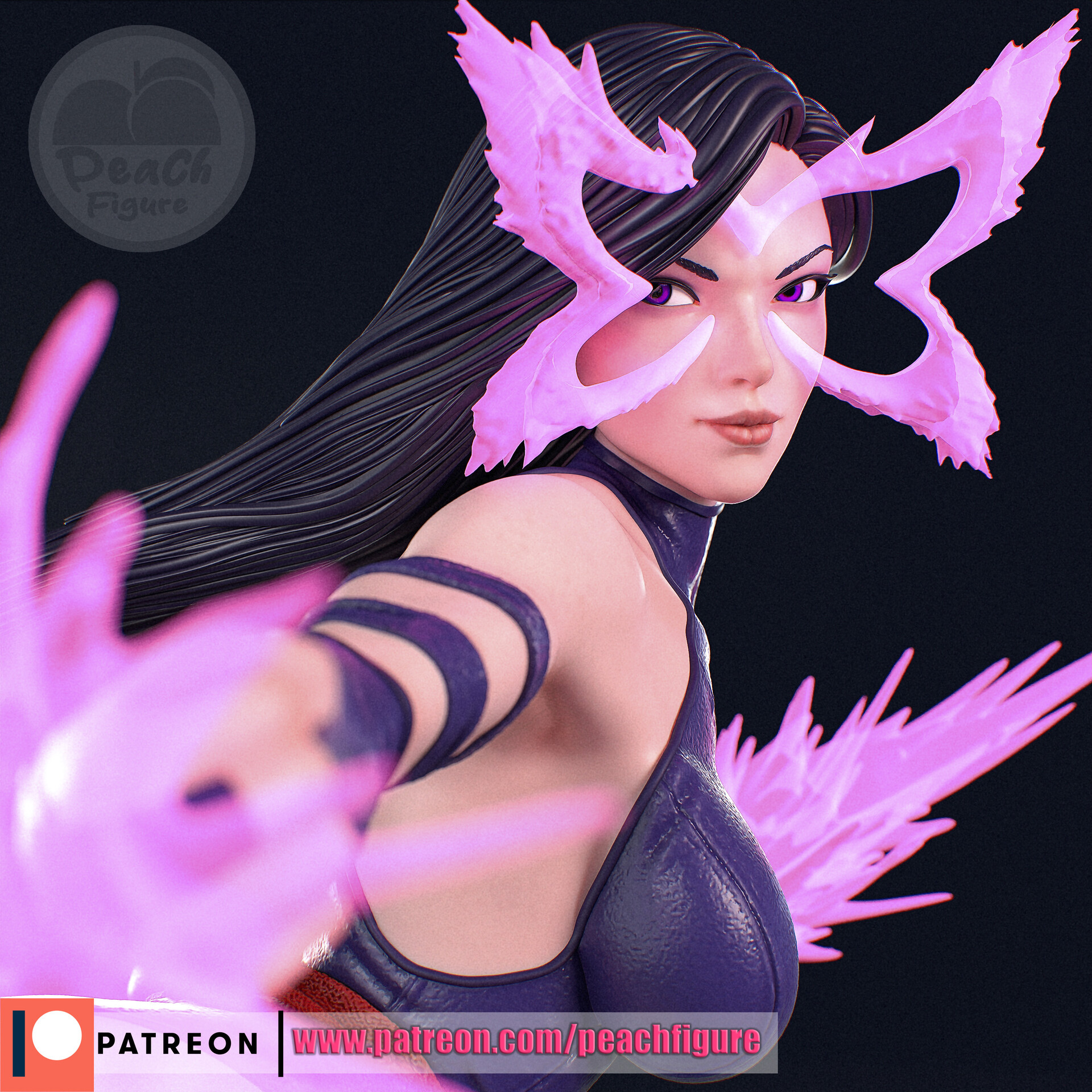 ArtStation - Psylocke Fan art