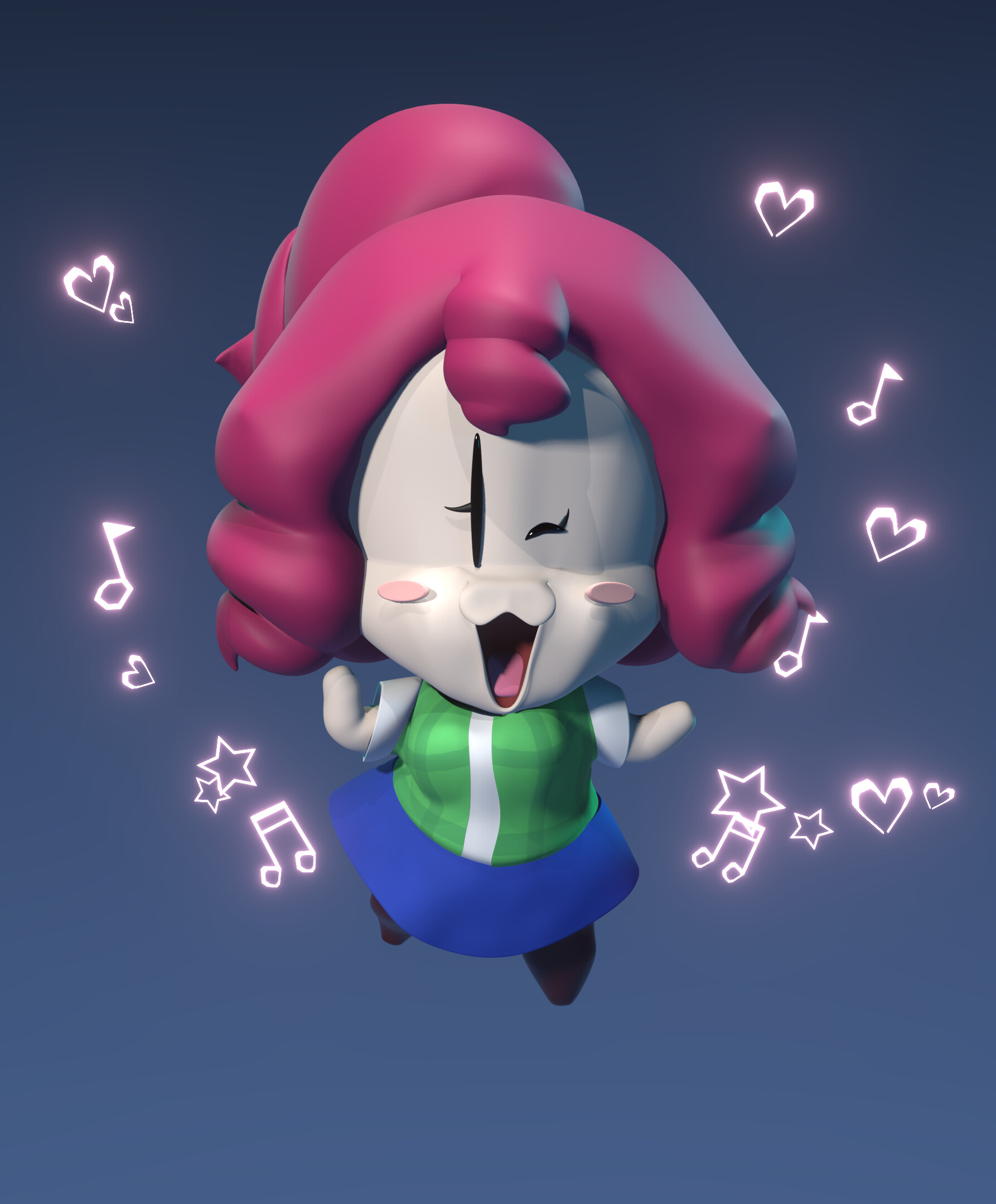 ArtStation - Lil Miss 3D Model