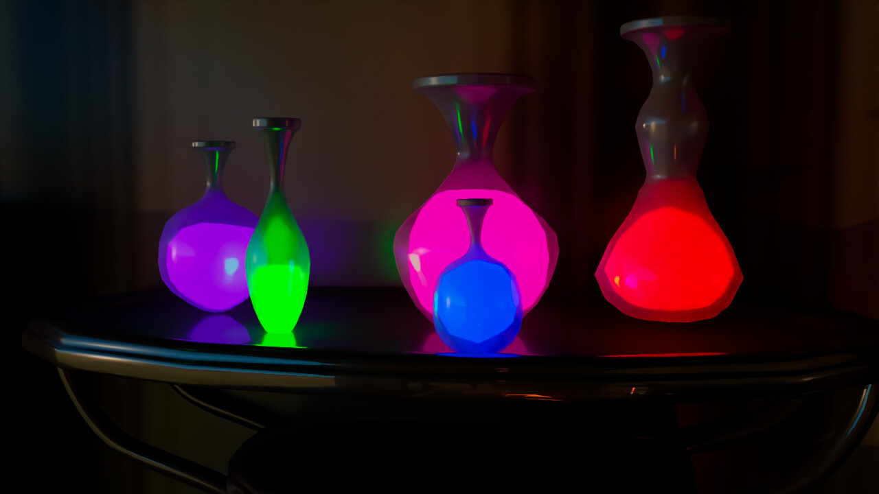 ArtStation - Potions MAYA Lighting