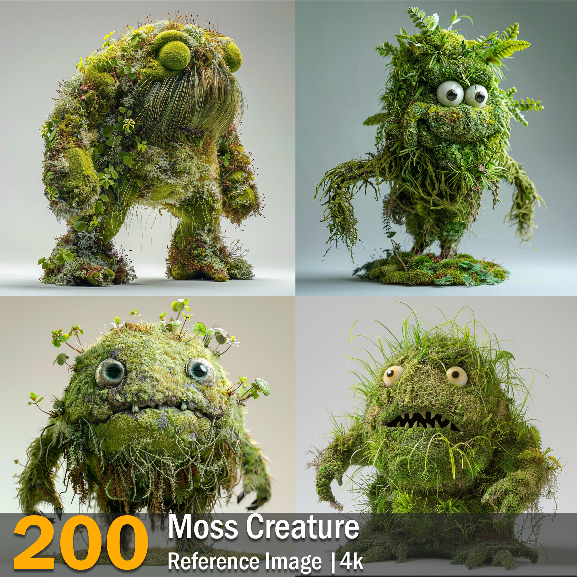 ArtStation - Moss Creature | Reference Images | 4K
