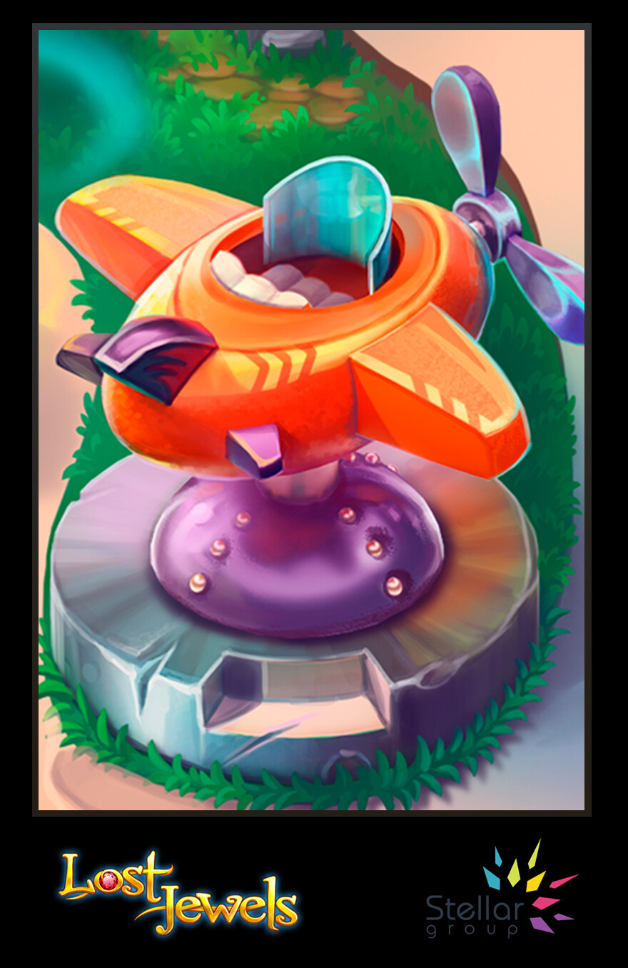 ArtStation - Plane in the park