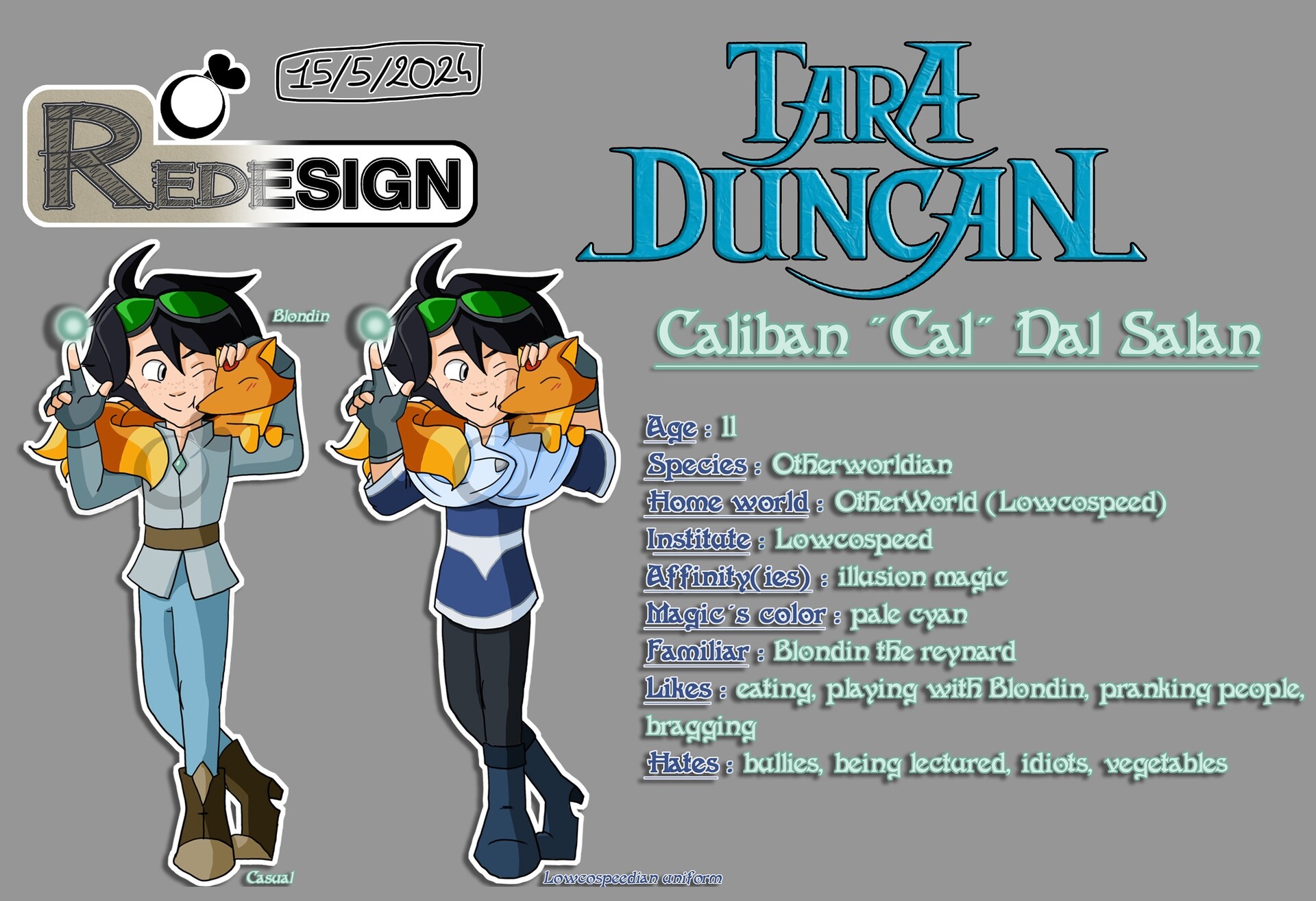 Mello T. Befan - "Tara Duncan" - Redesign