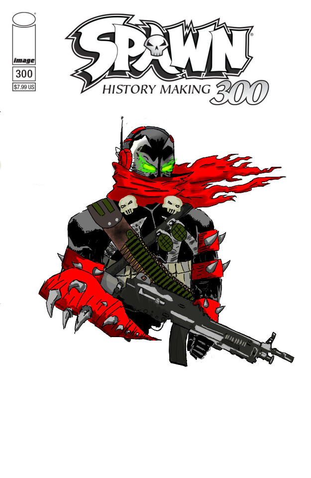 ArtStation - My comando Spawn artwork