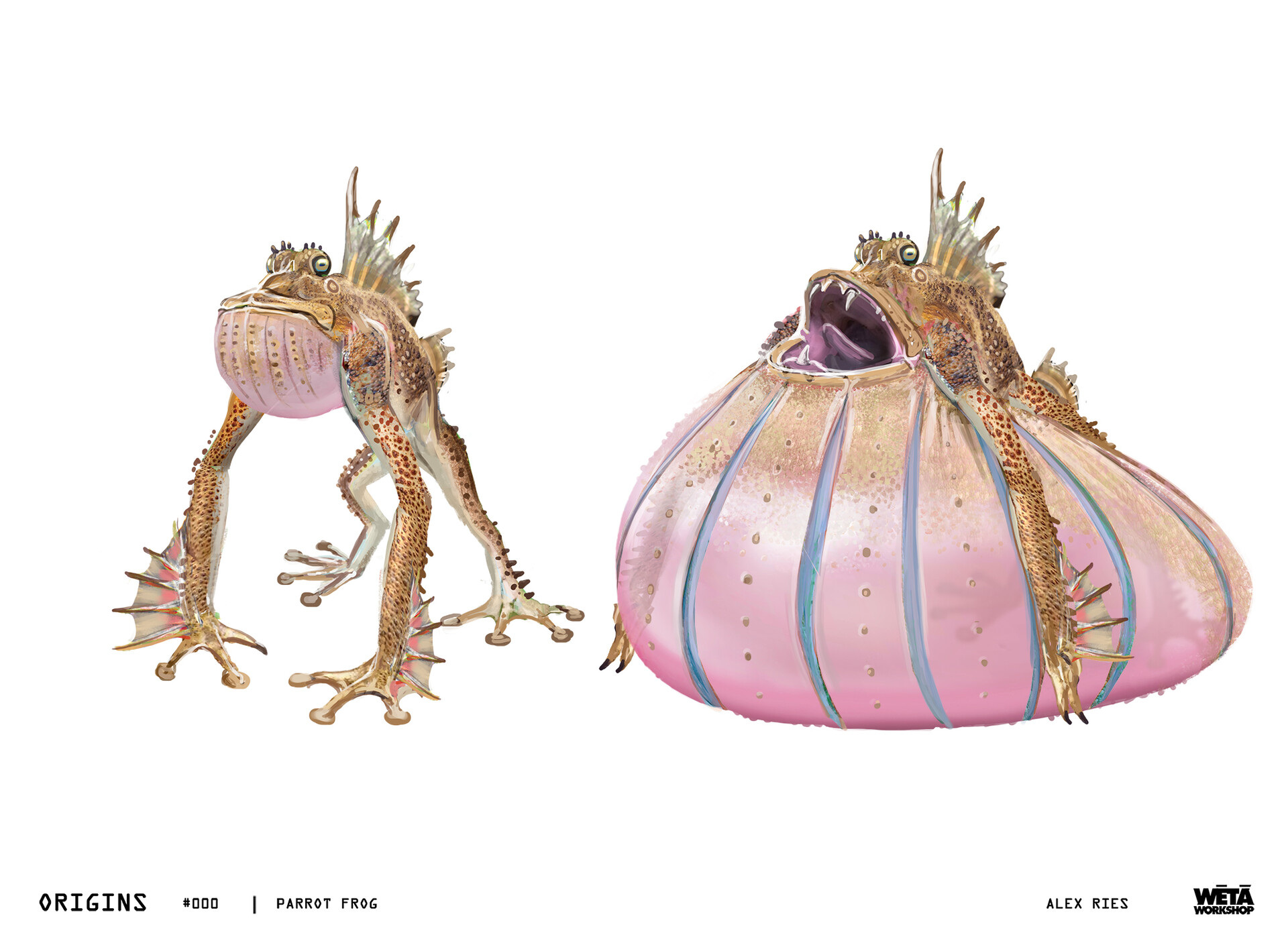 Alex Ries - Godzilla X Kong: The New Empire - Parrot Frog 1