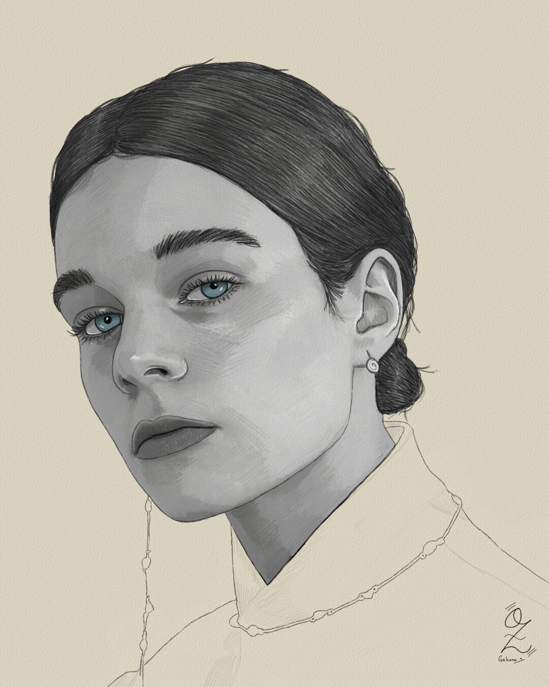 ArtStation - Model Portrait Sketch pt 2