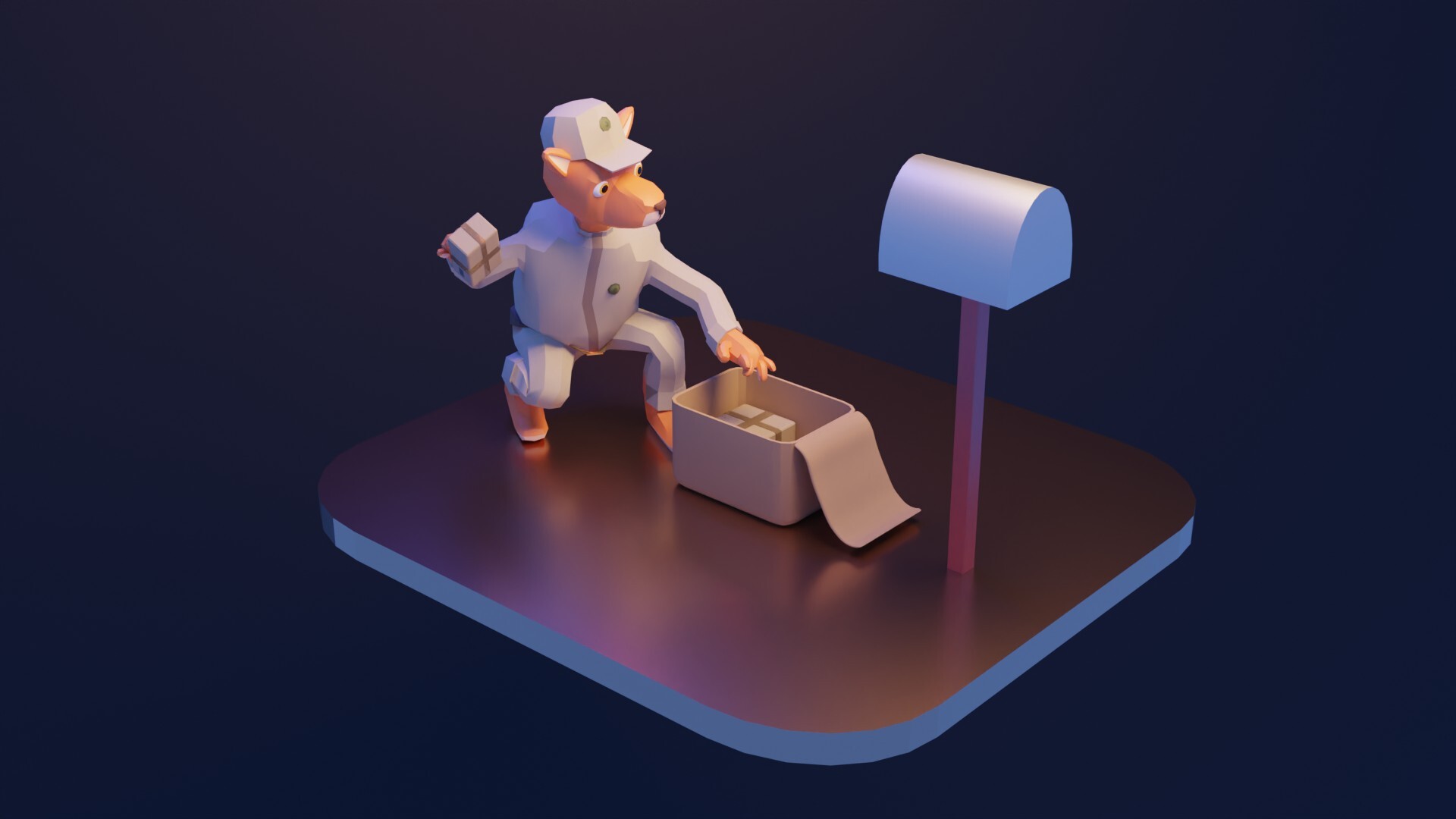 ArtStation - Fox Postman