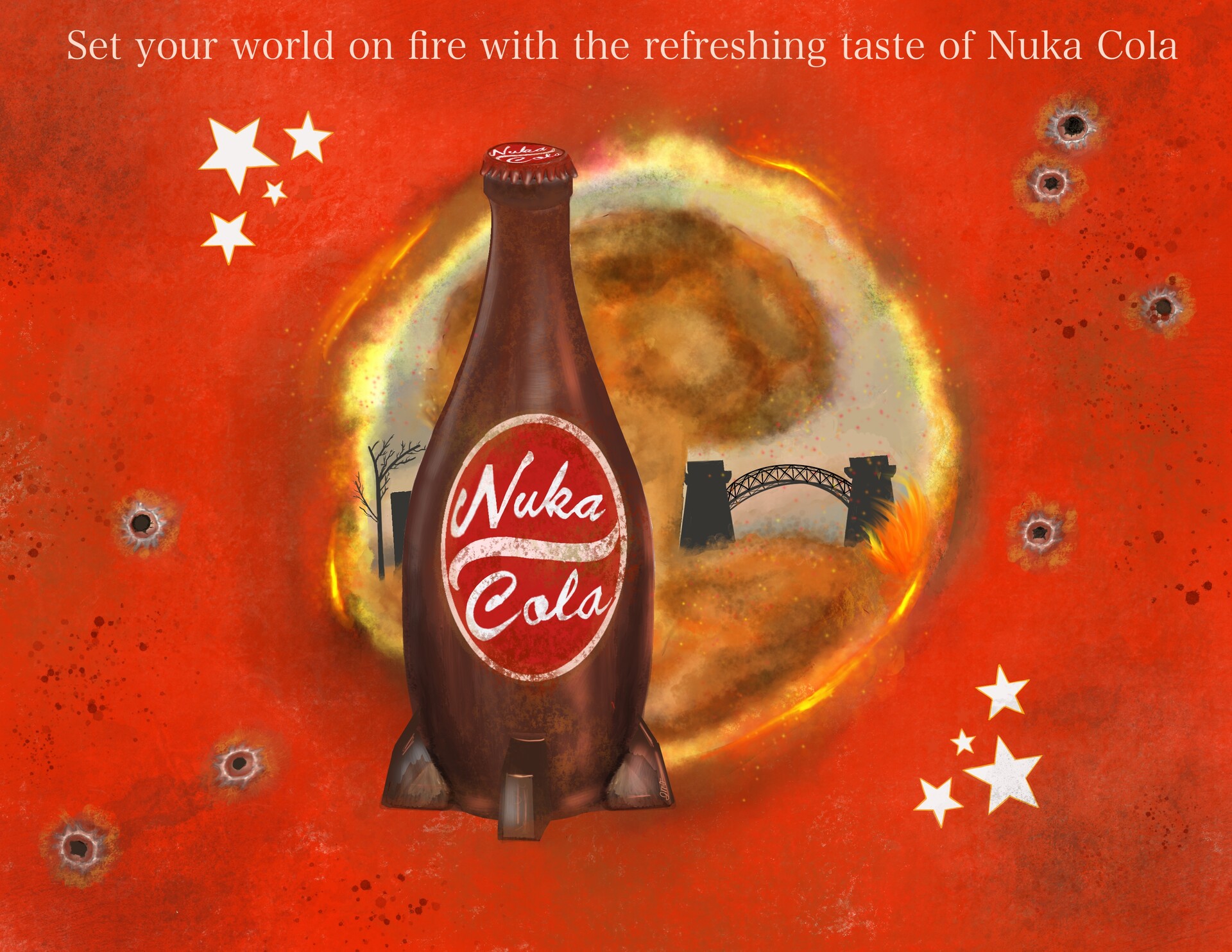ArtStation - Fallout - Atomic Advertisement