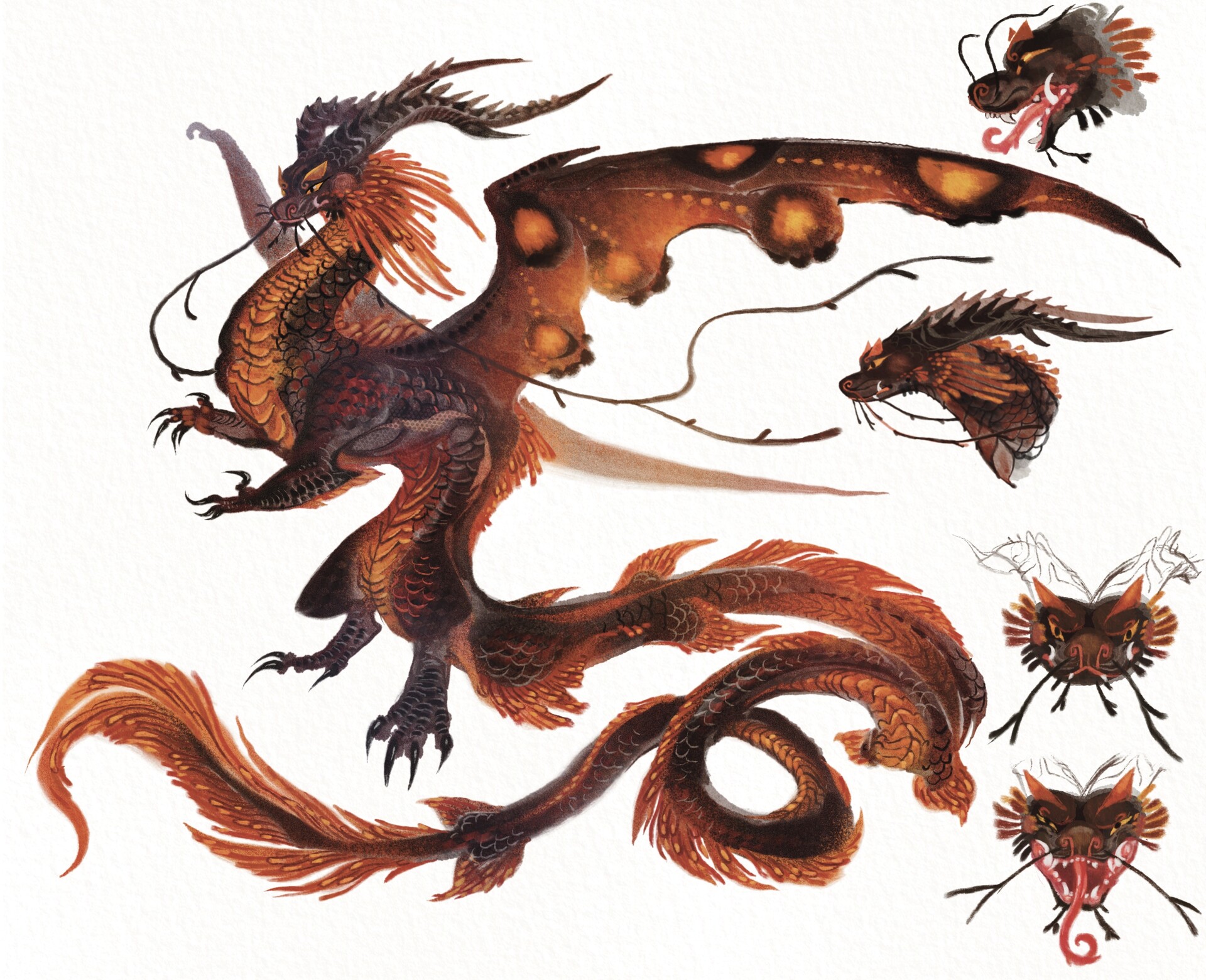 ArtStation - wise dragon parent visdev