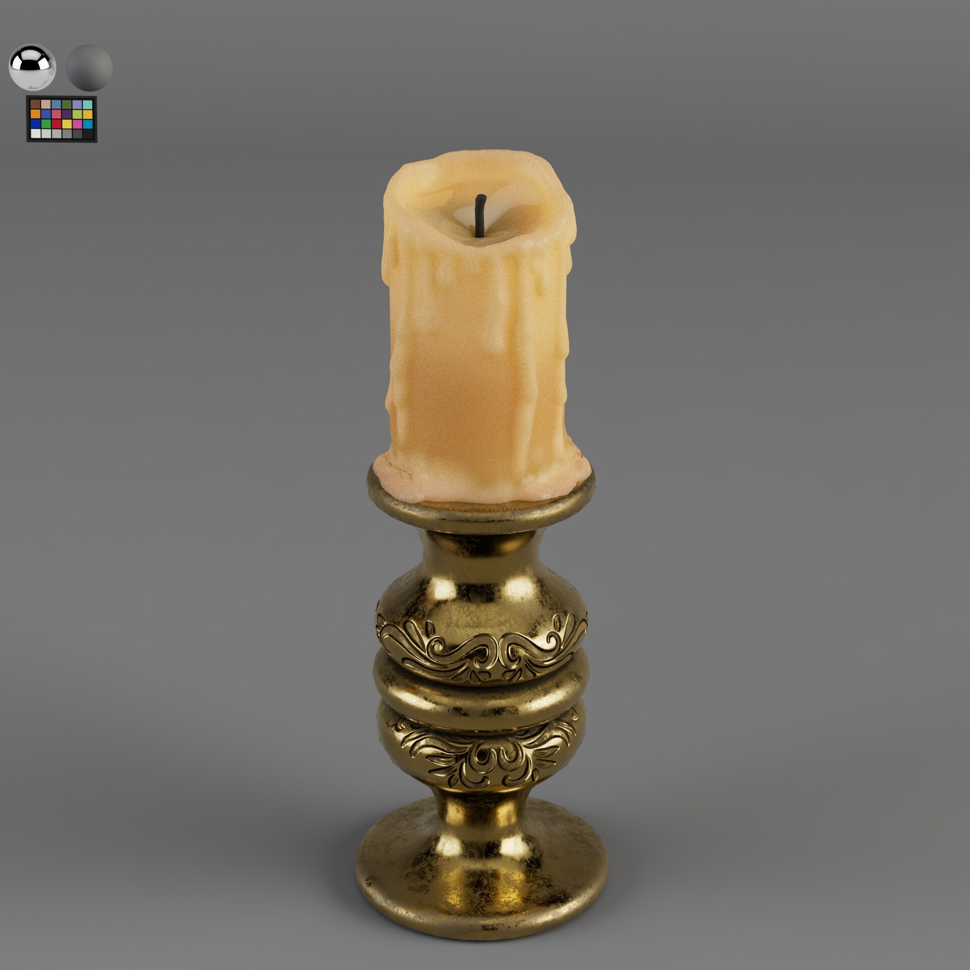 ArtStation - Candle props for Game of Thrones Conquest