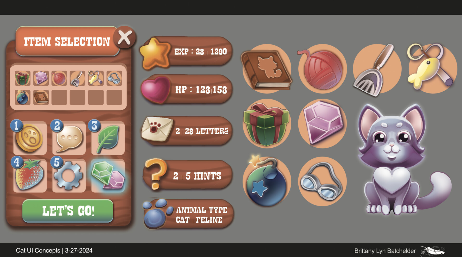 ArtStation - Cat UI Assets