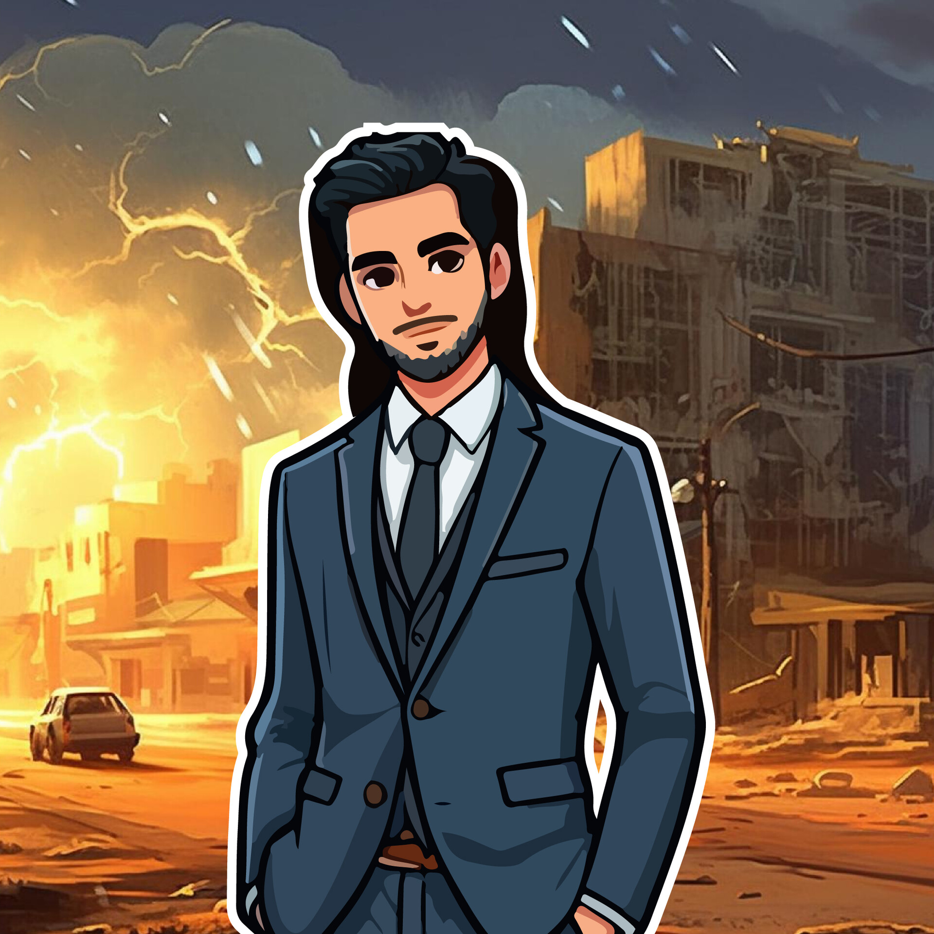 ArtStation - Half Body Man Character