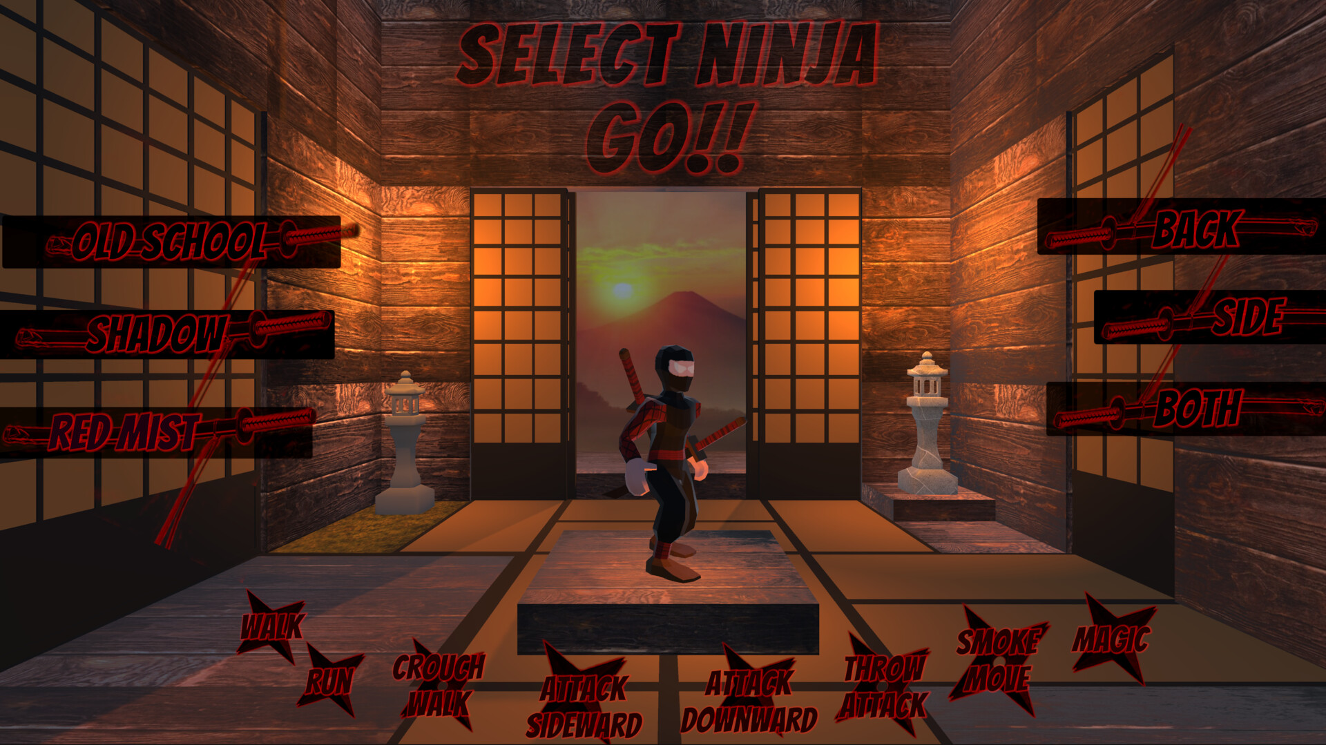 ArtStation - Ninja Game Character Testing & UI