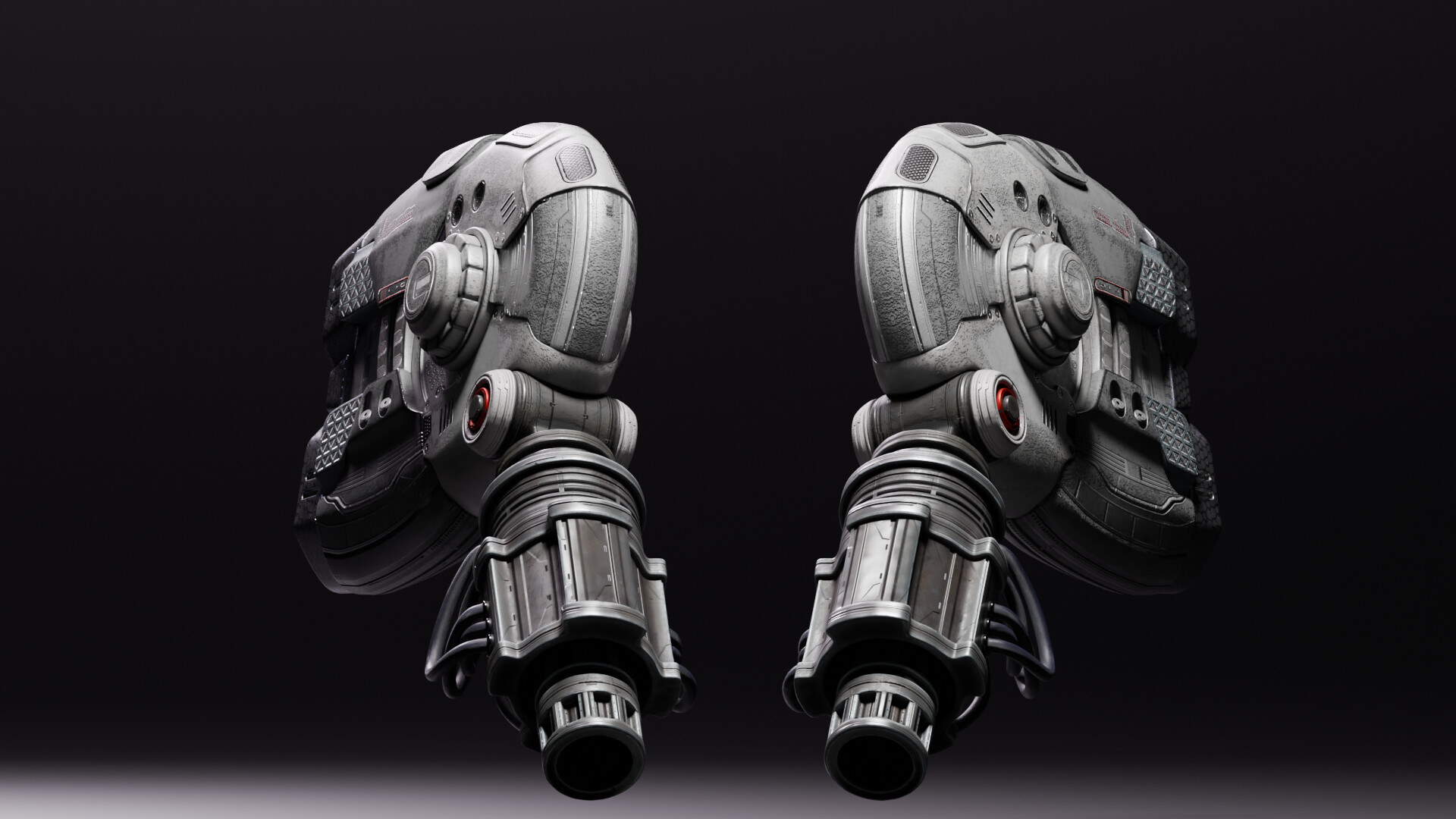 ArtStation - Sci fi jetpack pushing engine