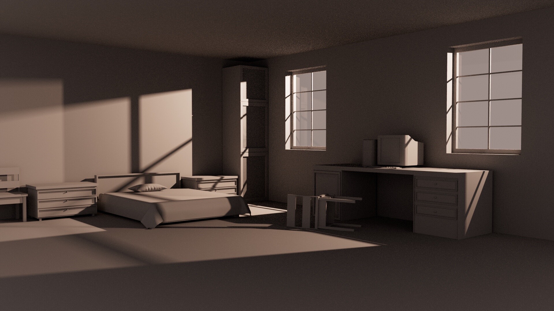 ArtStation - Interior modeling and lighting
