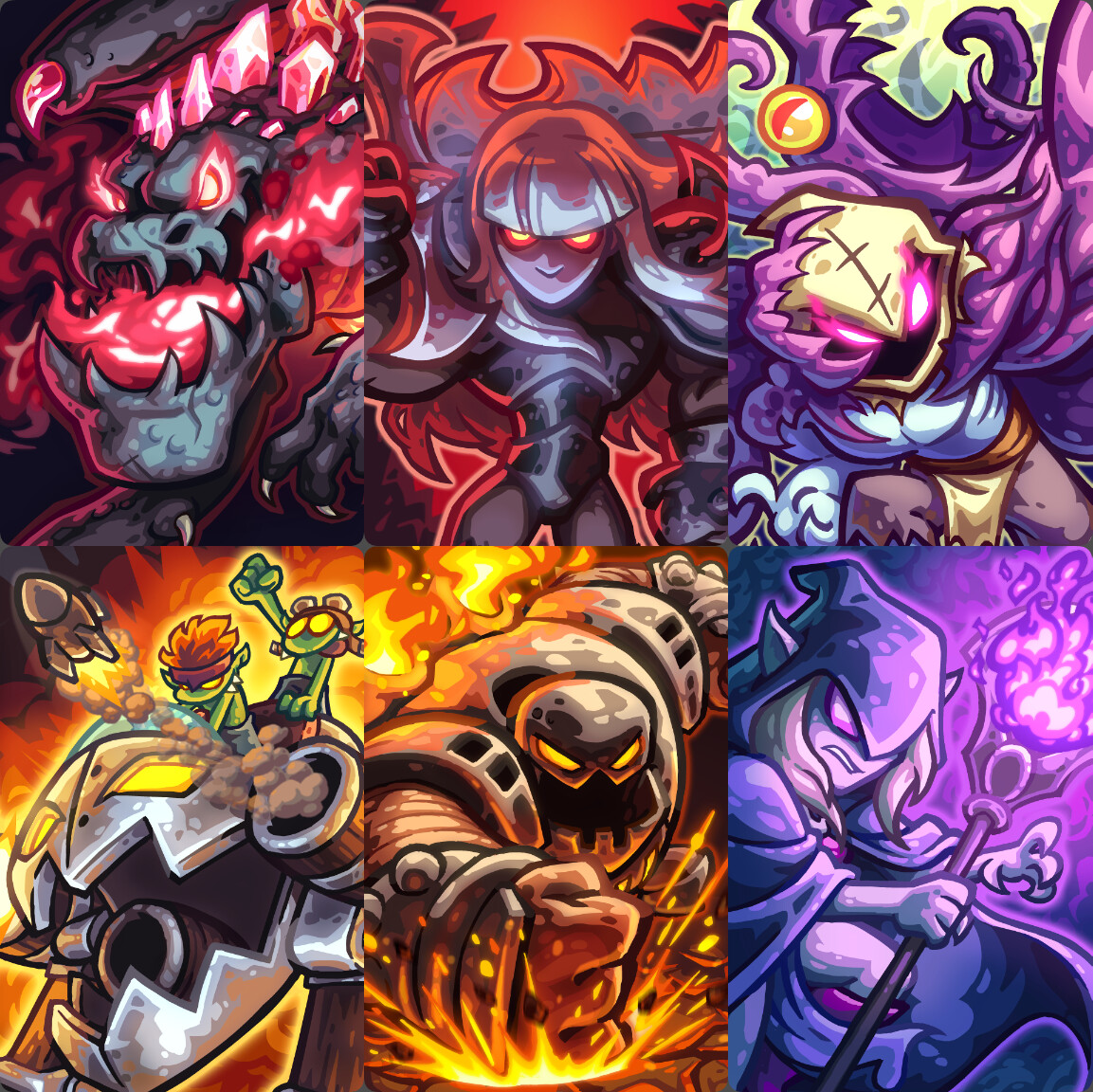 ArtStation - KR5 Heroes Dark Army Portraits