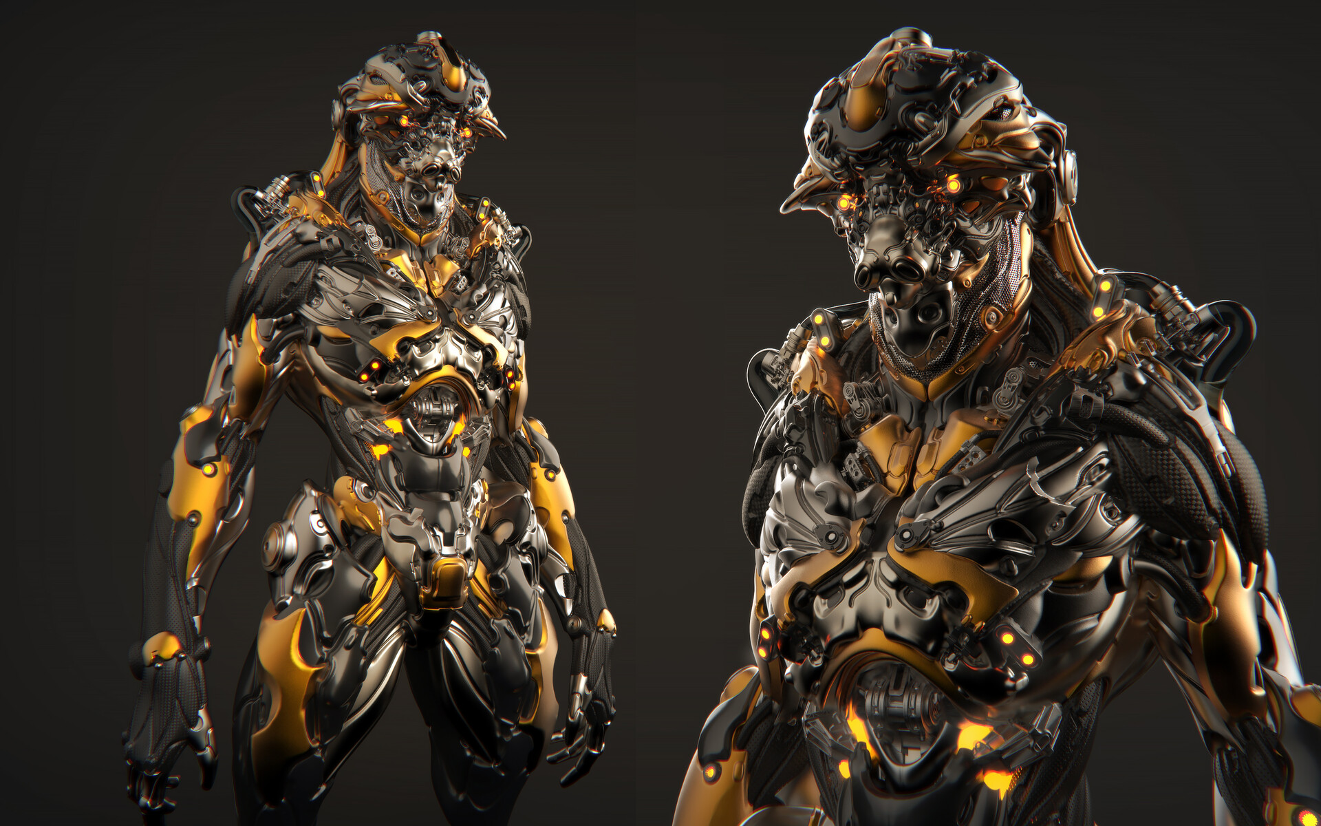 ArtStation - robotic suit concept design (iysh)