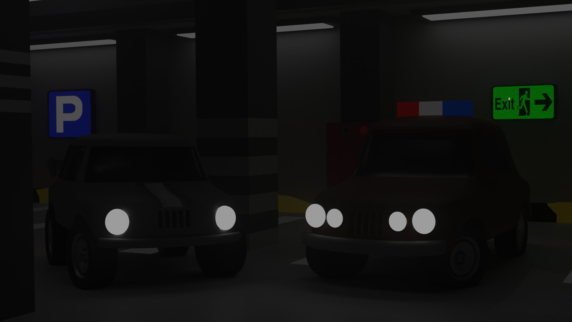 ArtStation - Parking Lot