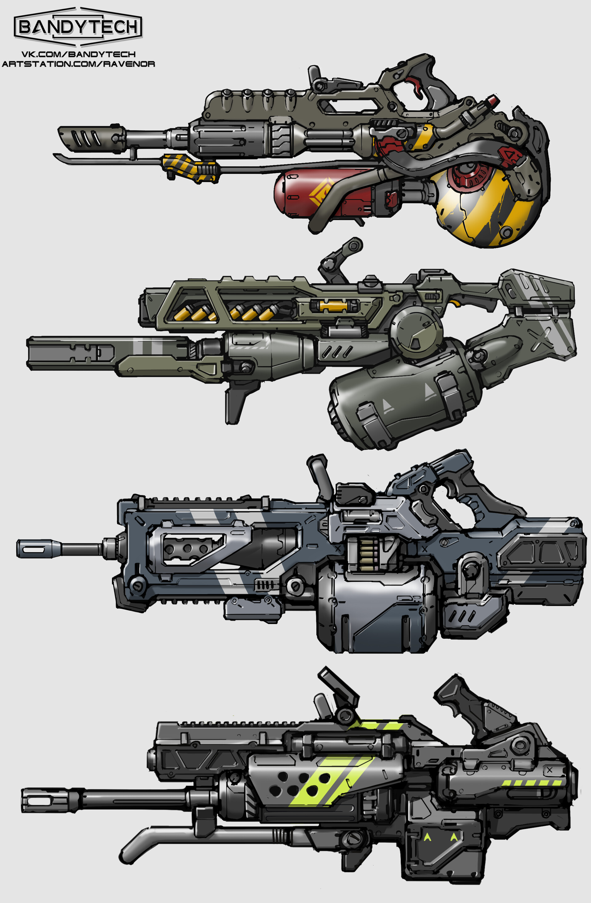 ArtStation - Heavy guns sketches #9837001