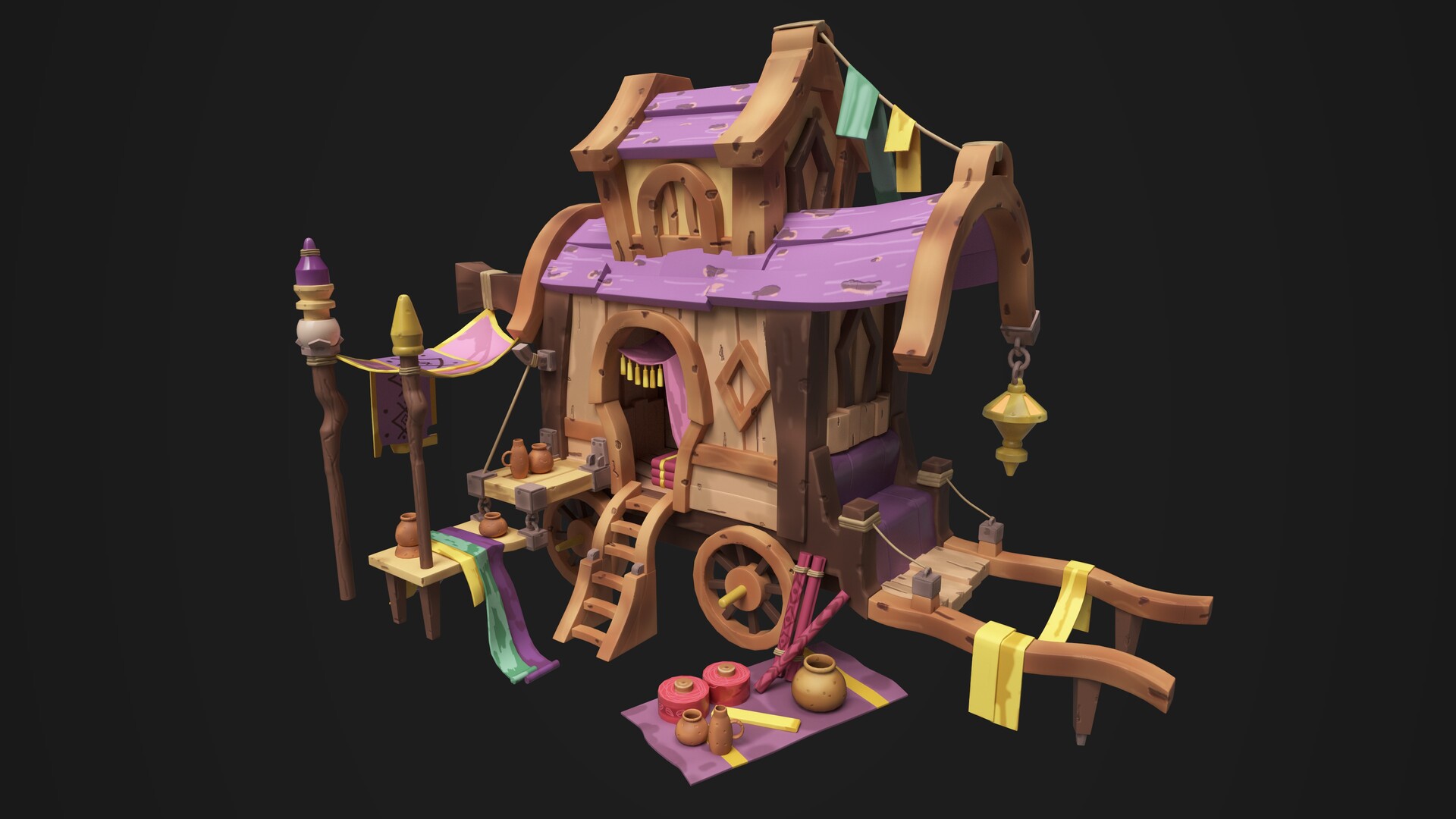 ArtStation - STYLIZED CART
