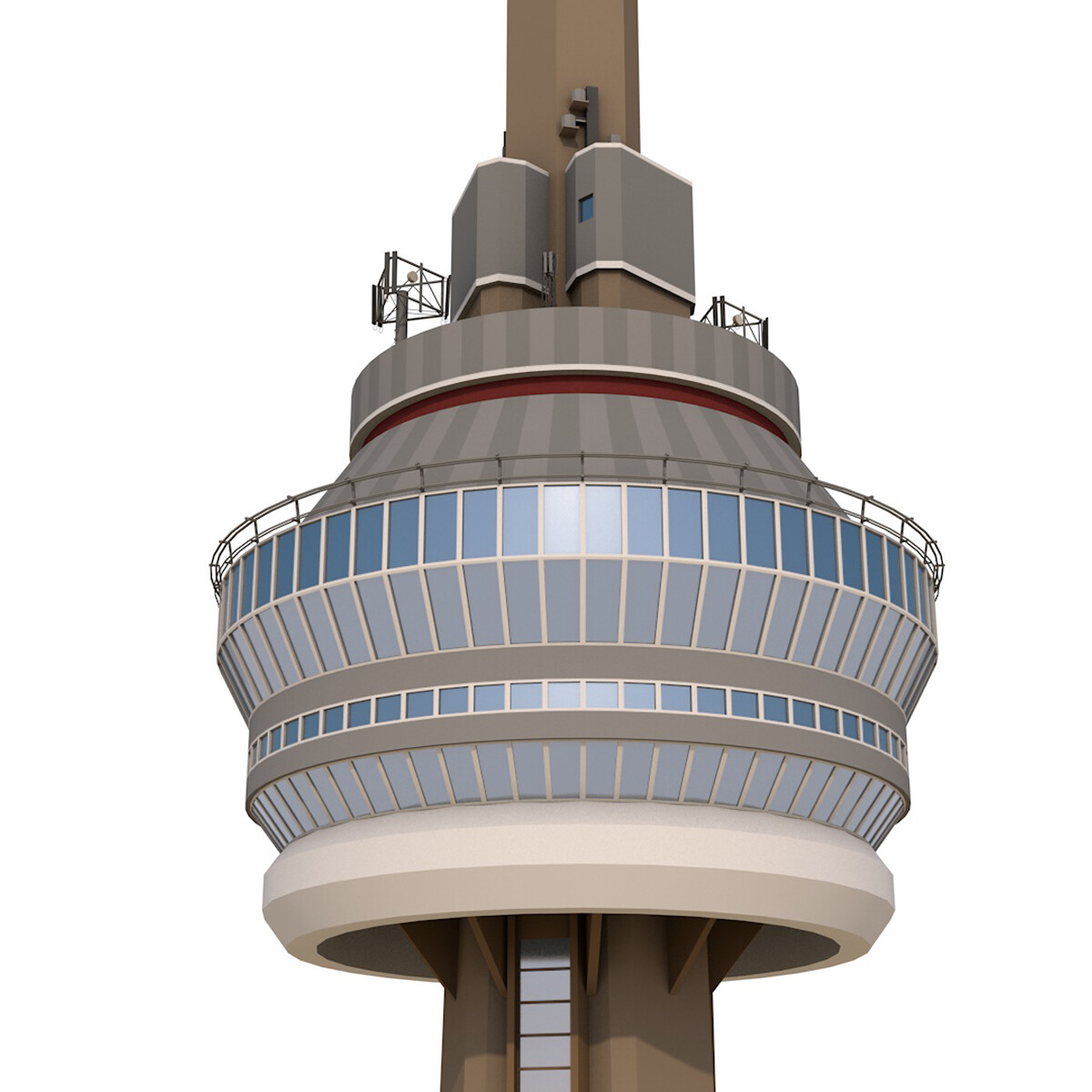 ArtStation - Toronto CN Tower 3D Model Download