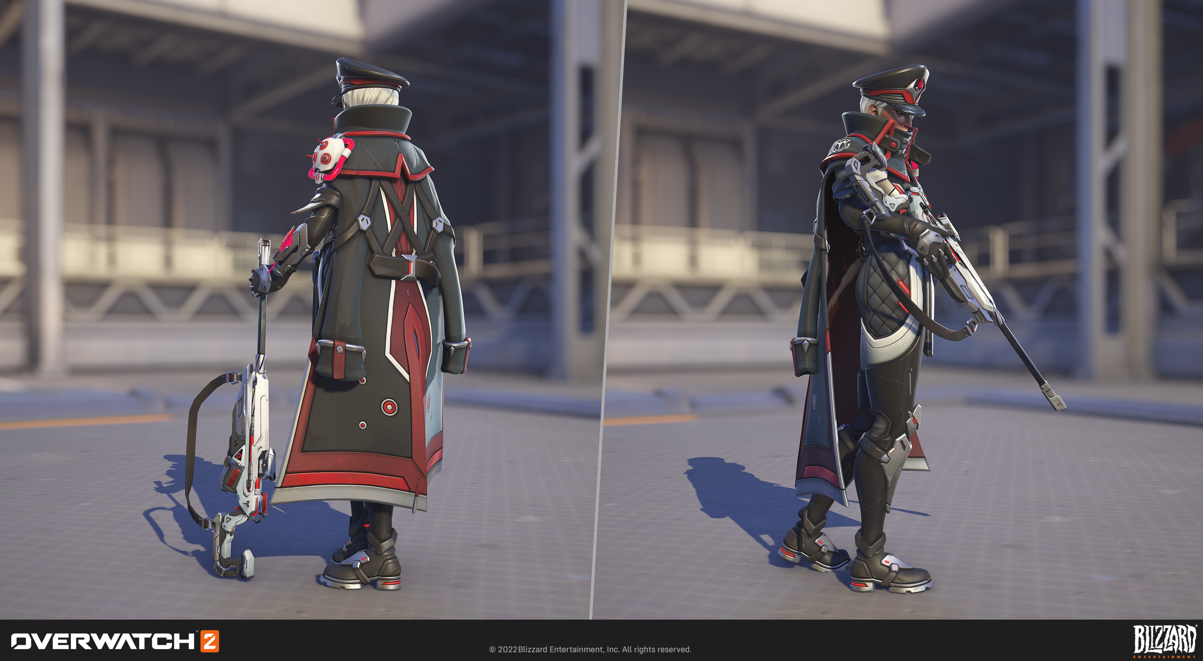 RABCAT GAME ART - OVERWATCH 2 - Ana 'Arch Commandant Amari'