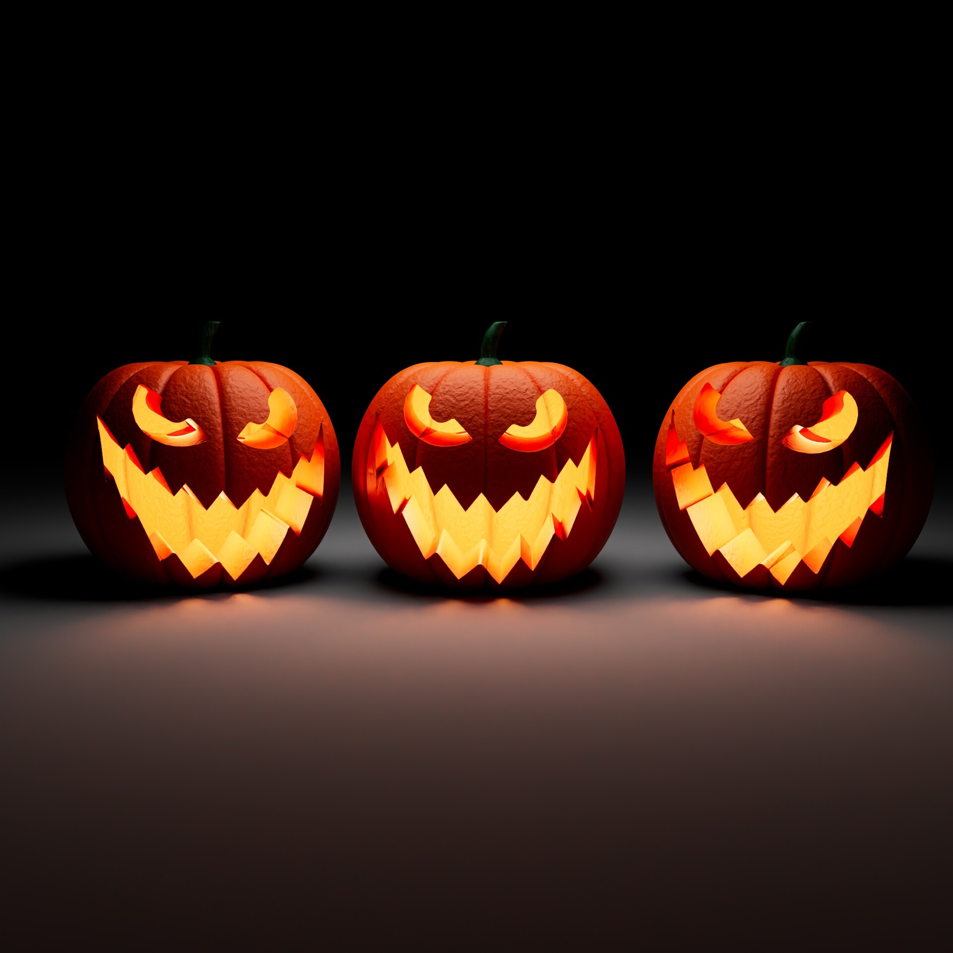 ArtStation - Harvest of Haunts: Halloween Pumpkin Model