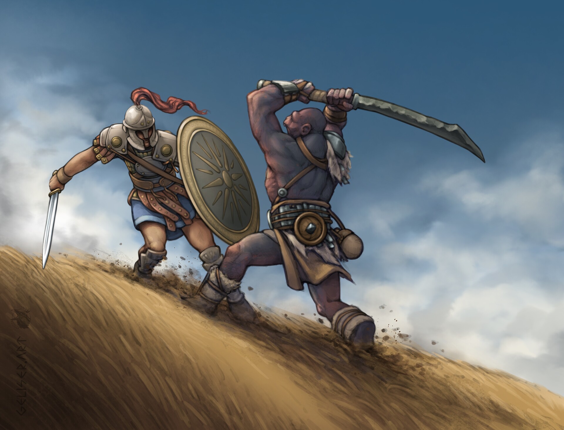 ArtStation - Duel - Worldbuilding illustration