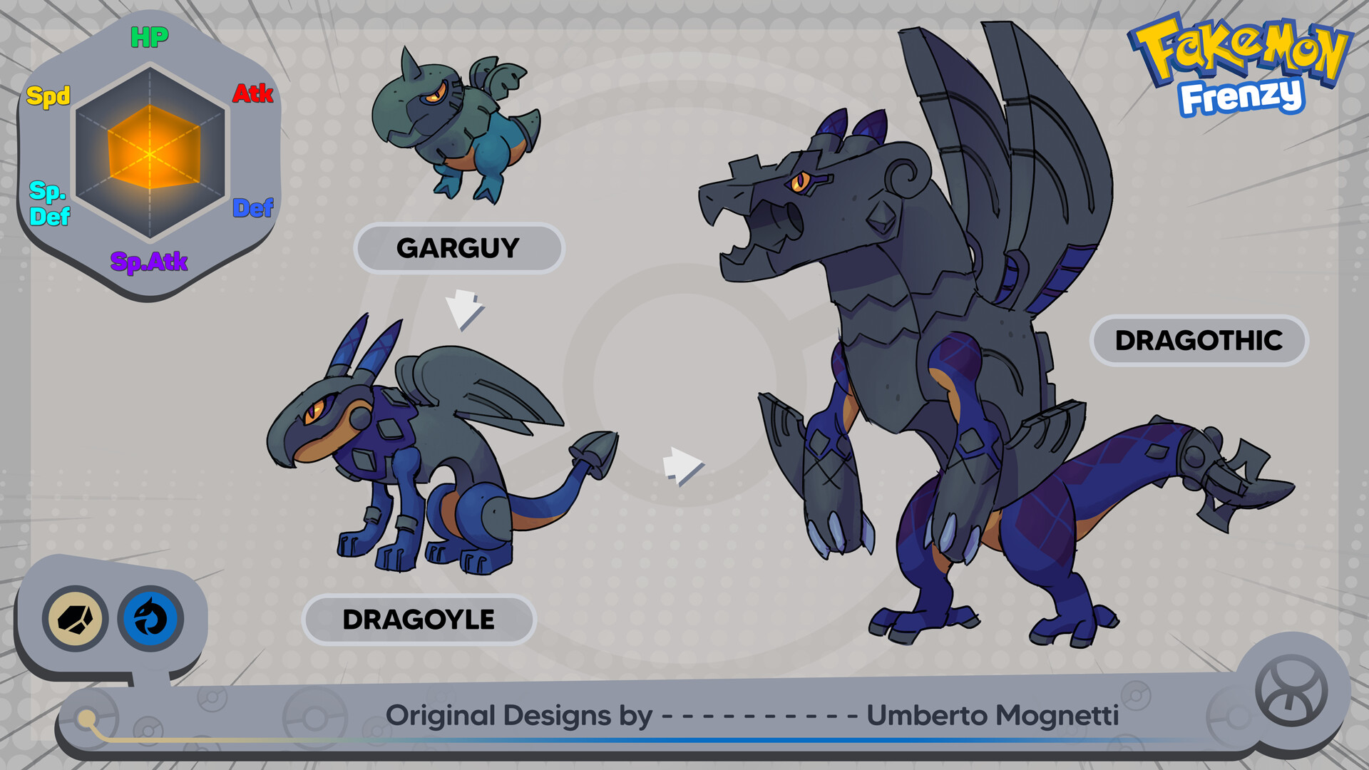 Umberto Mognetti - Fakemon Frenzy - Rock