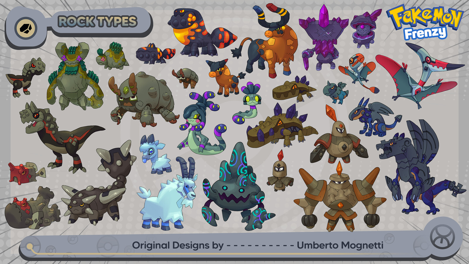 Umberto Mognetti - Fakemon Frenzy - Rock