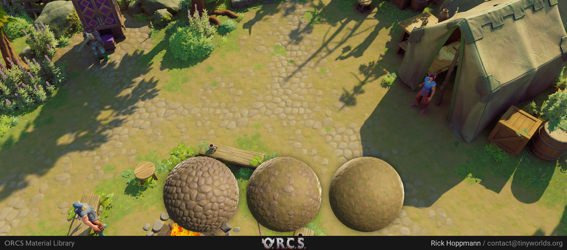 Rick Hoppmann Portfolio - Material Artist, 3D Environment Artist - ORCS - Stylized Material ...