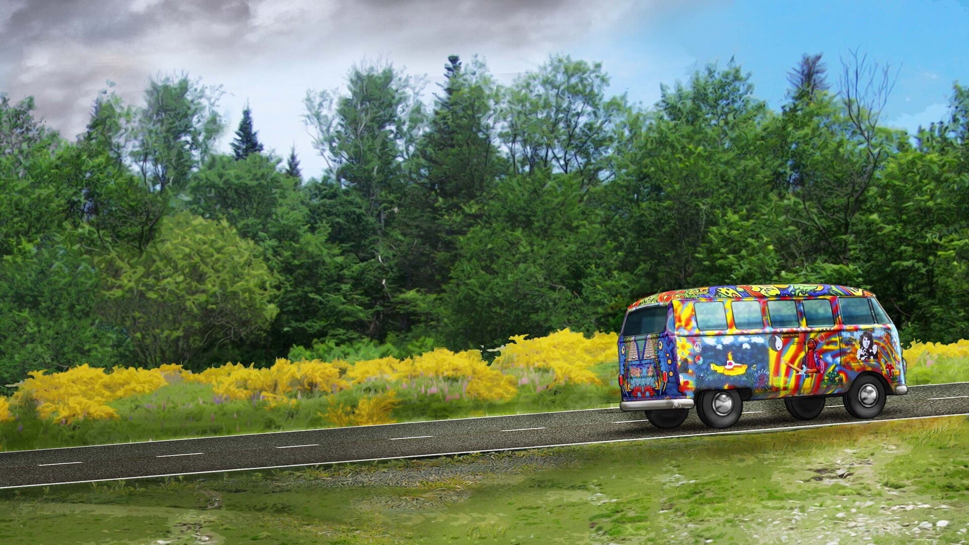 Famous Frames ArtStation - Paul Binkley - VW – Rain