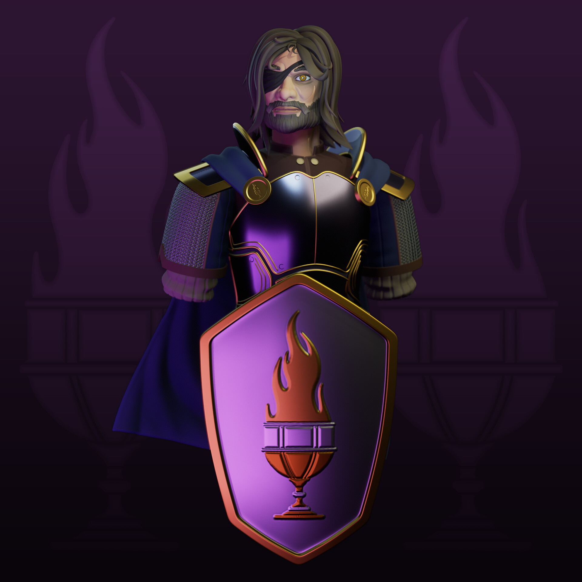 ArtStation - Character Sculpt: Theodore Marshal (Dungeons of ...