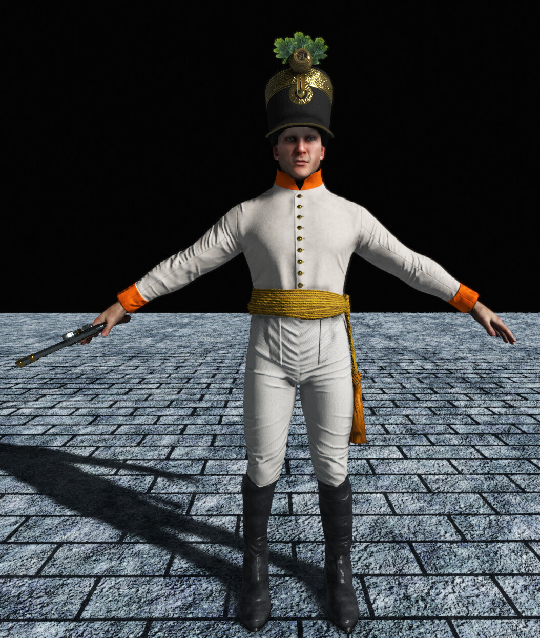 ArtStation - Austrian Line Infantry Soldier + Officer(3D Set)