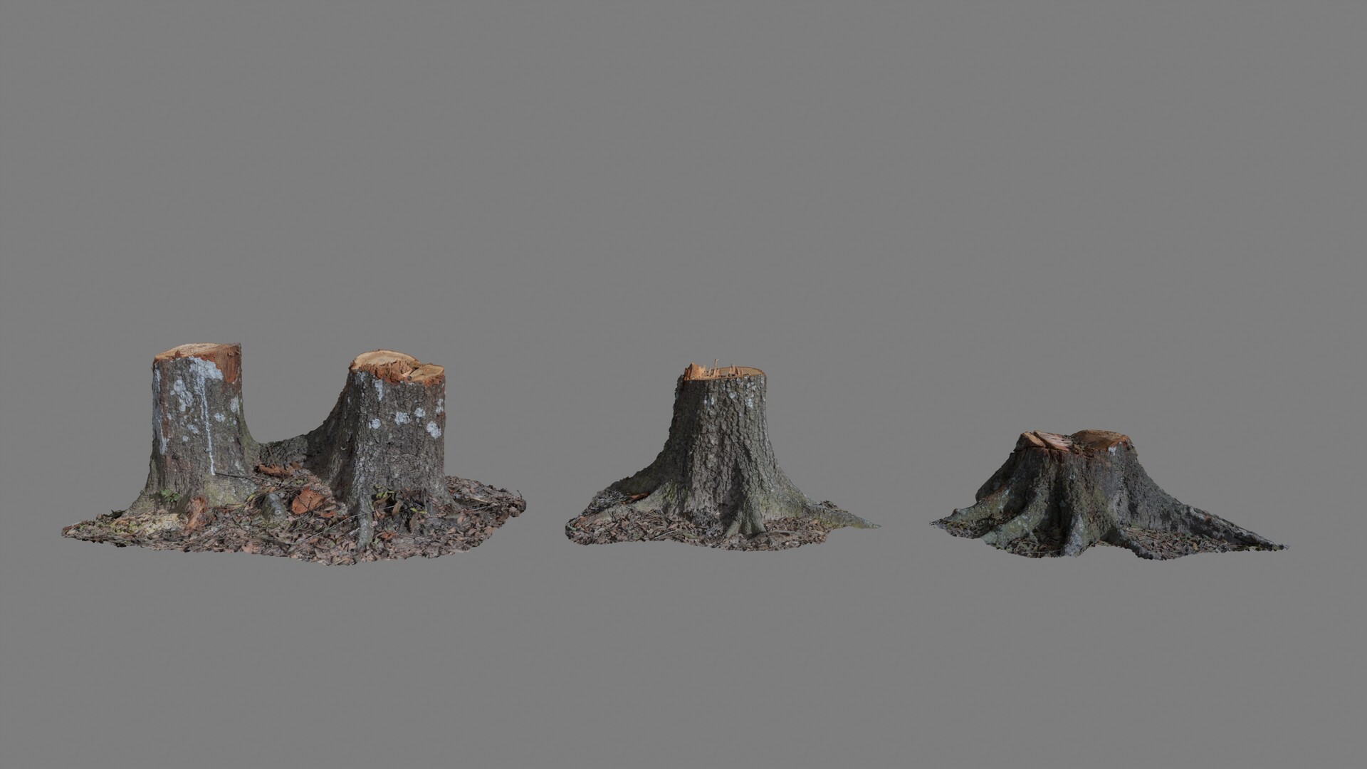 Tripp Topping - Tree Trunks (Game Asset)