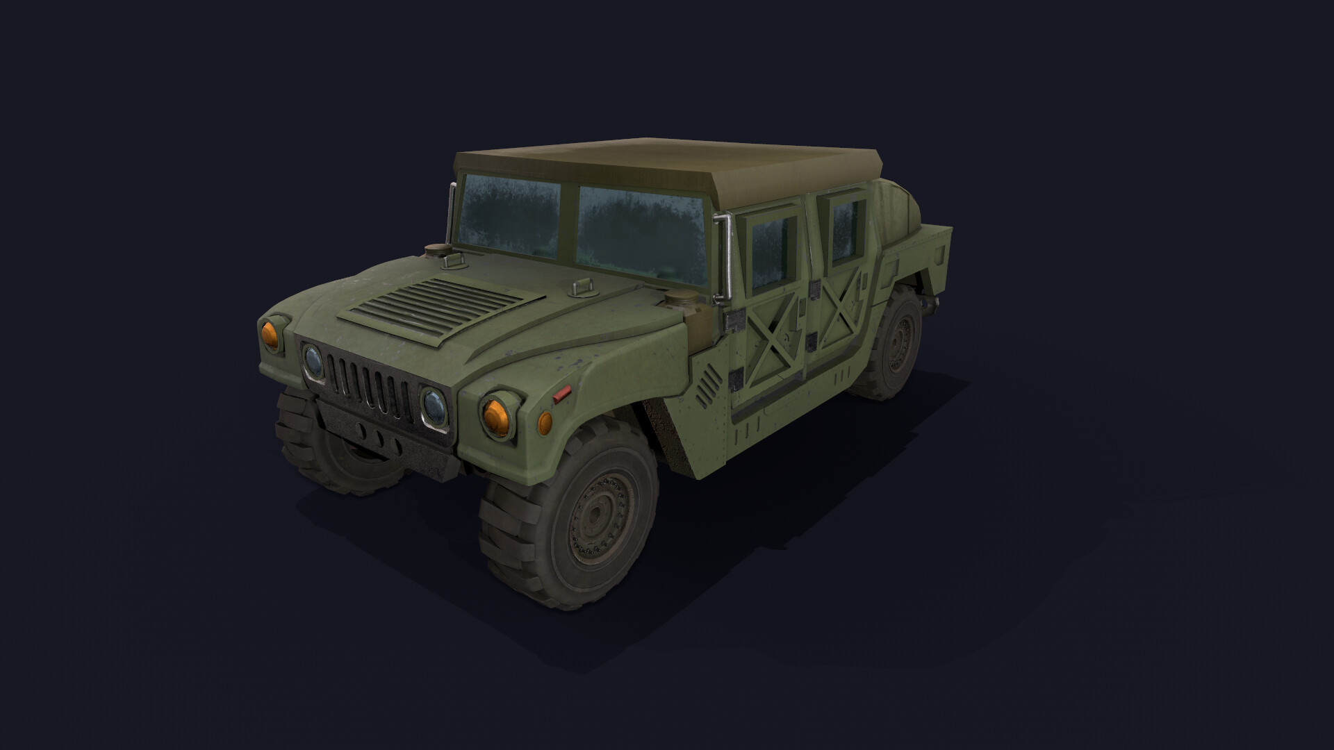 ArtStation - Humvee Military Vehicle