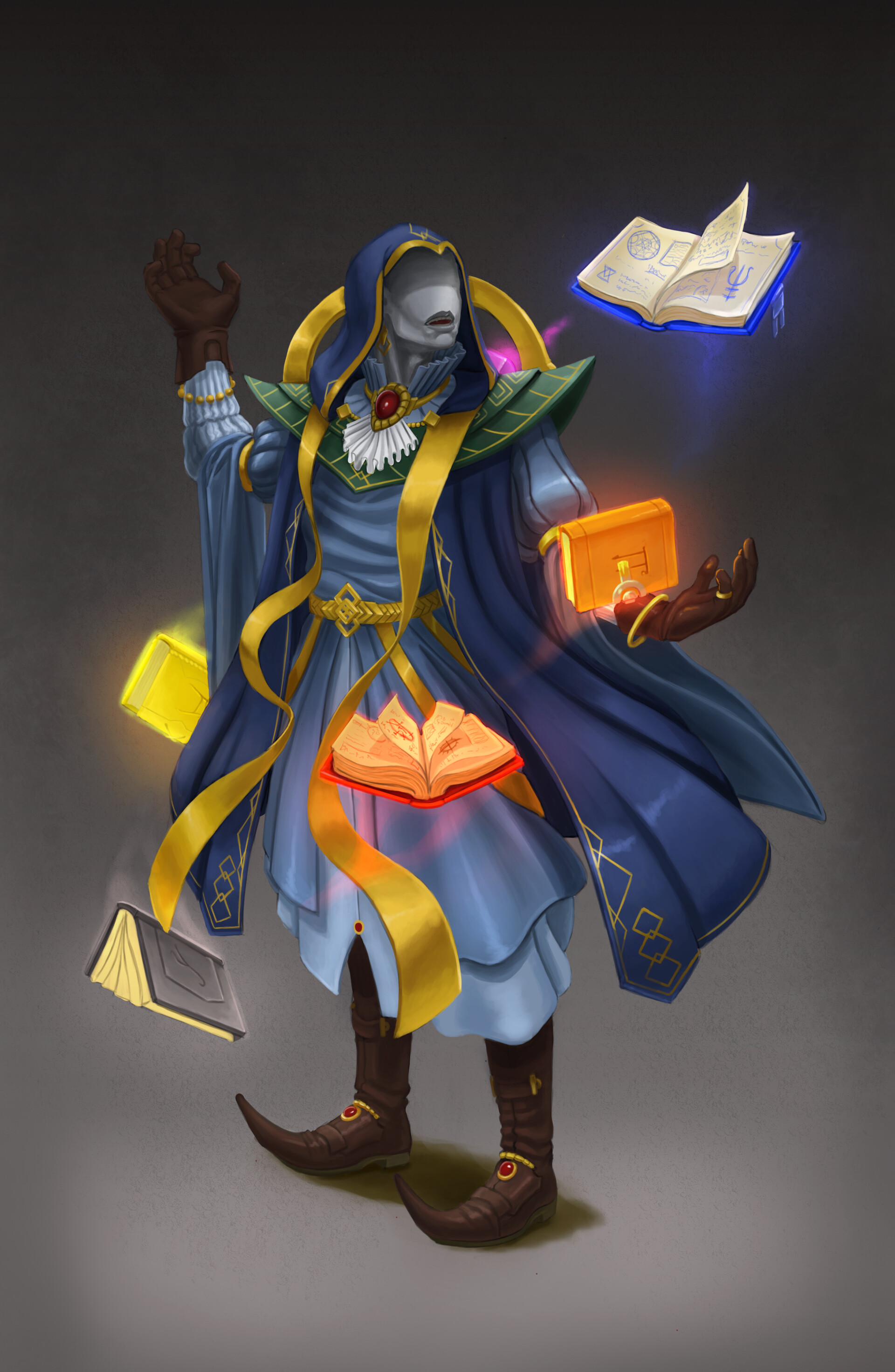 ArtStation - A God in the flesh- DnD comission