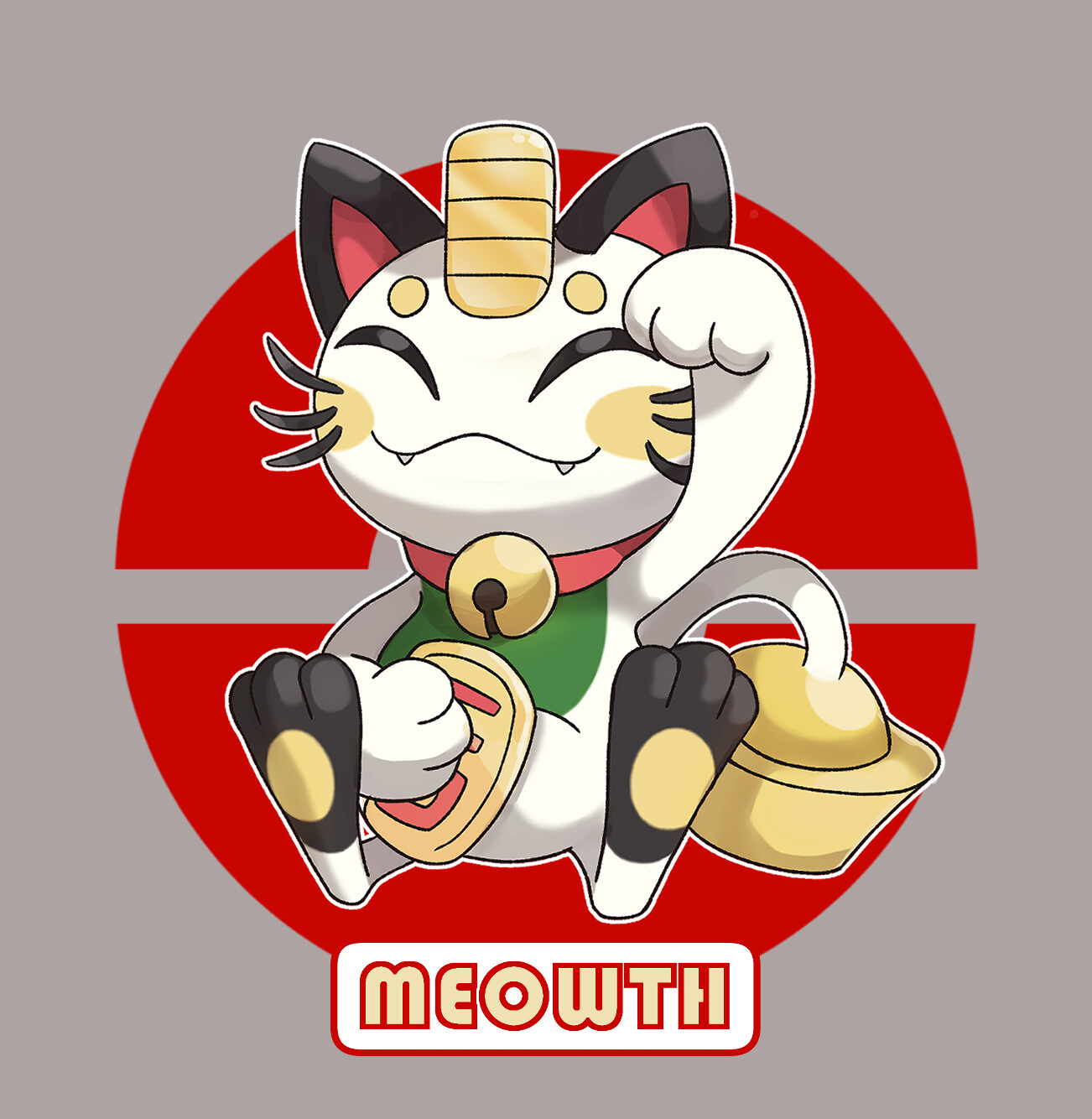 ArtStation - Regional Meowth Concept