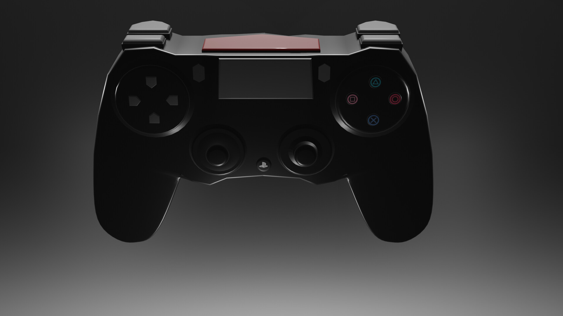ArtStation - Game Controller | PlayStation Controller | Joystick (Low Polygon)
