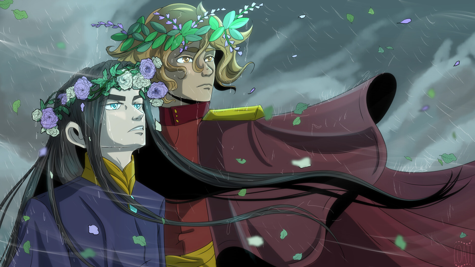 ArtStation - Flower Field - Webtoon Banner