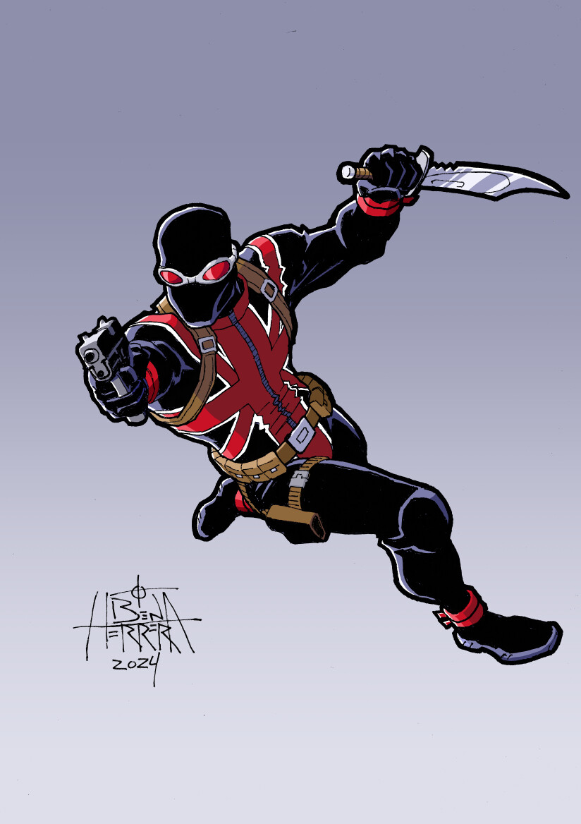 ArtStation - Union Jack Pencils, Inks, and Colours