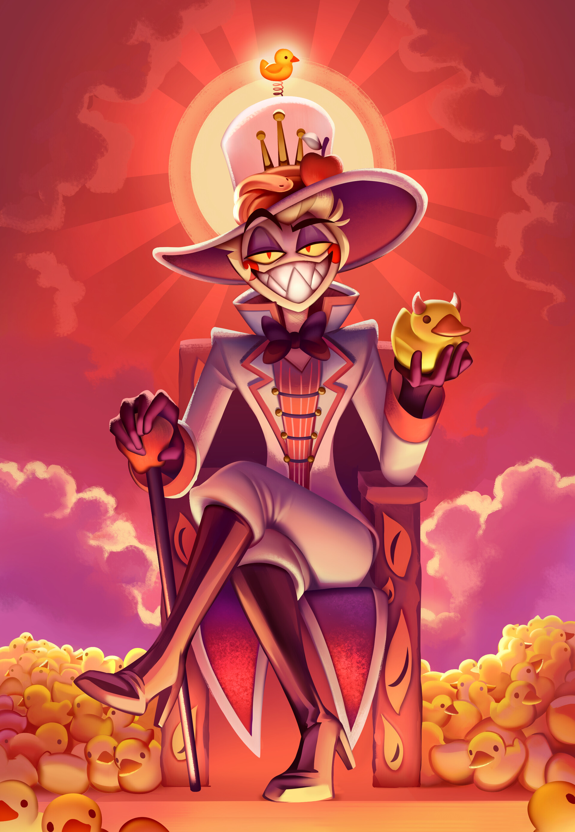 Lucifer Morningstar (Hazbin Hotel) vs Dracula (Netflix Castlevania ...