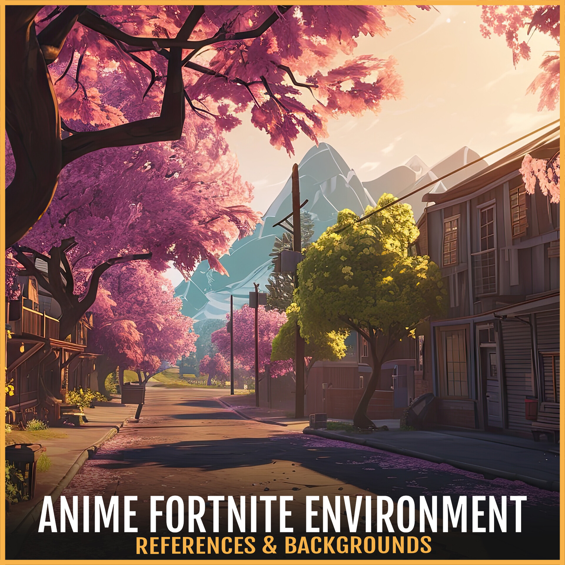 ArtStation - 202 ANIME FORTNITE ENVIRONMENT