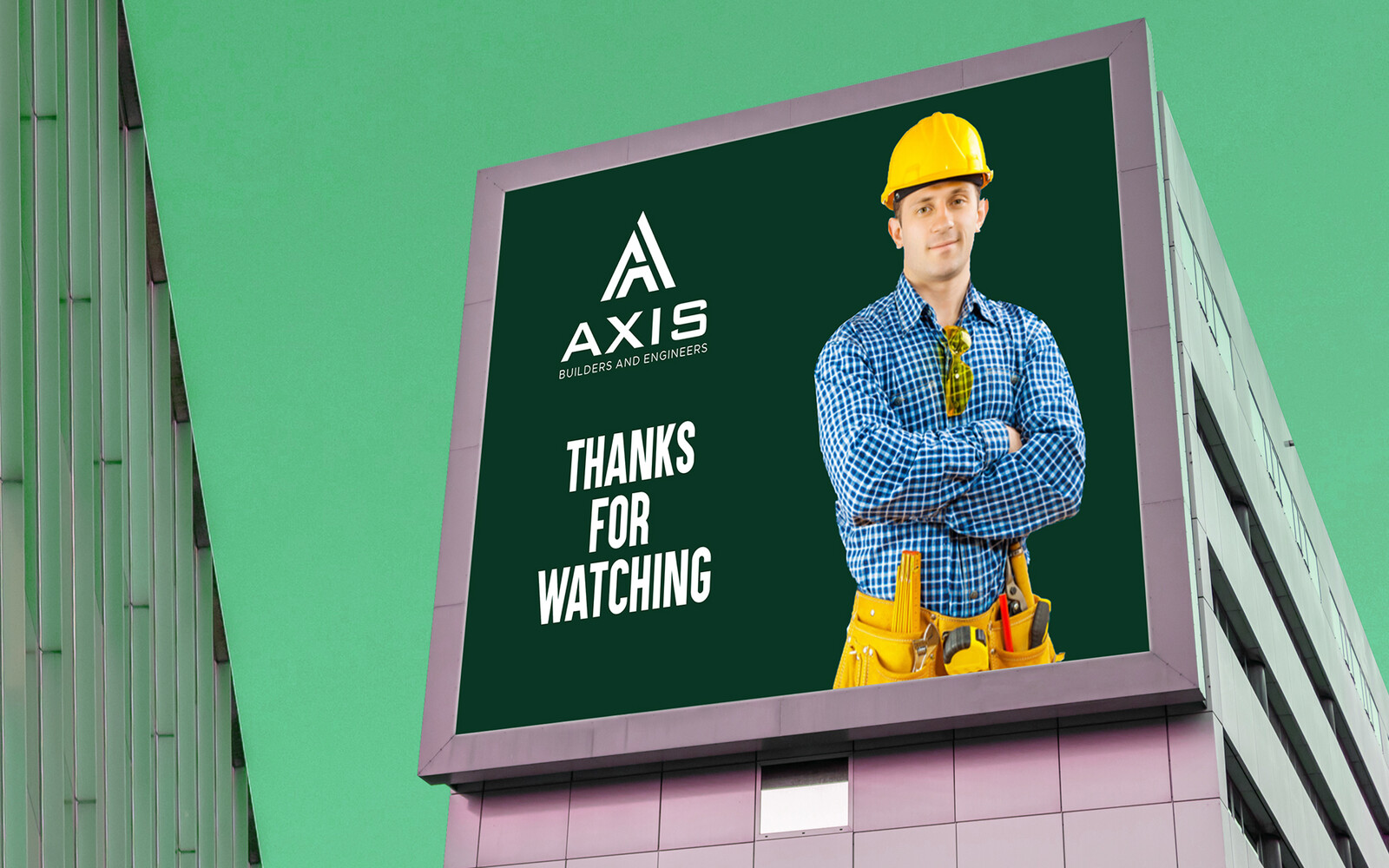Ankush Desizns Studio - Axis Builders & Engineers | Logo & Brand Identity