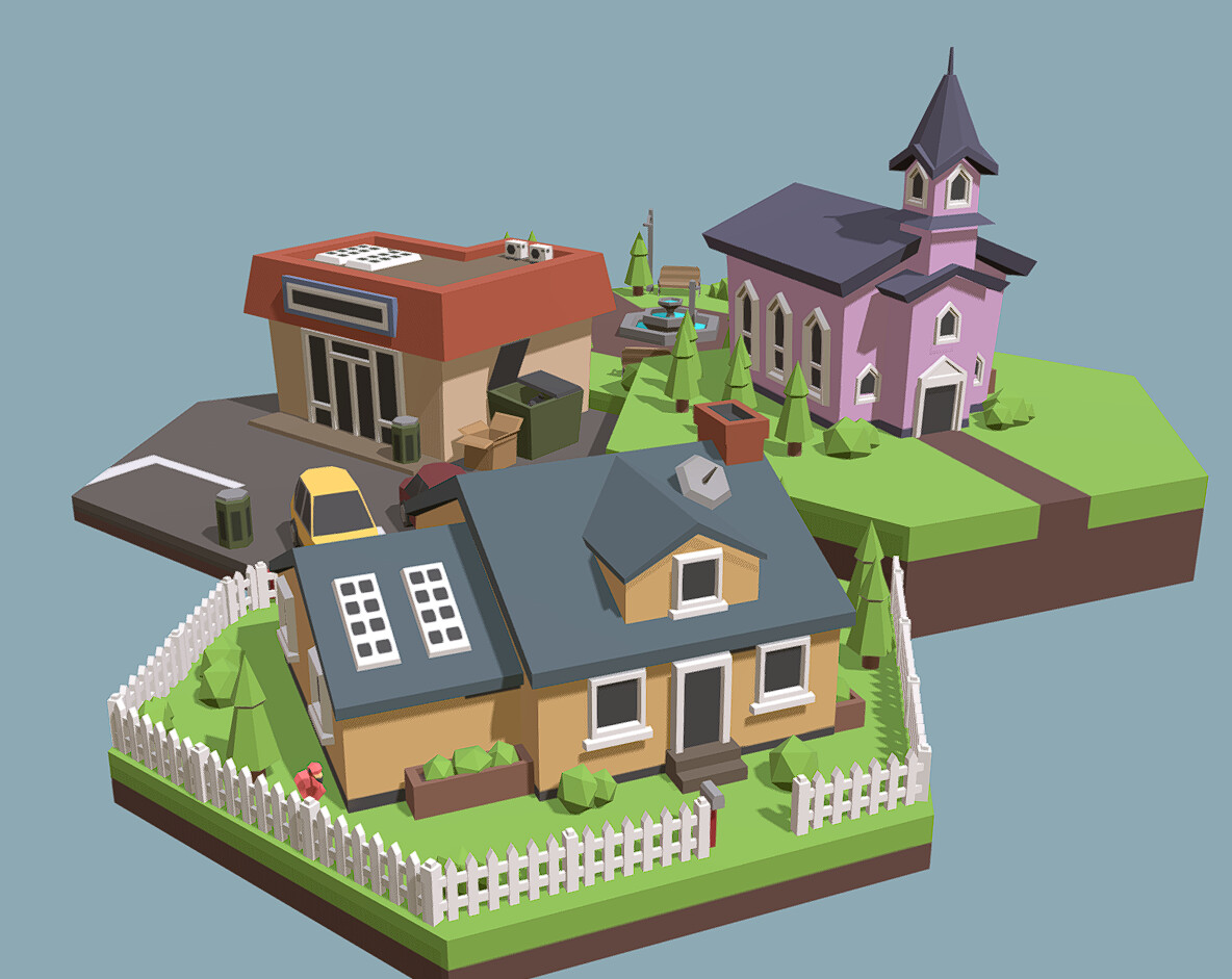 ArtStation - Small Town