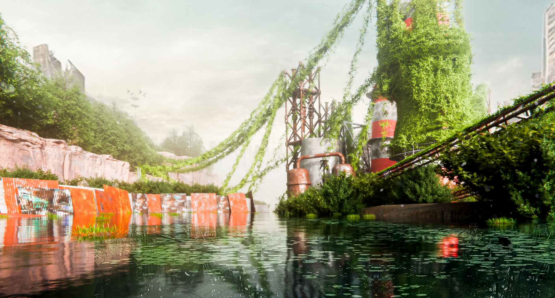 ArtStation - post apocalyptic industry