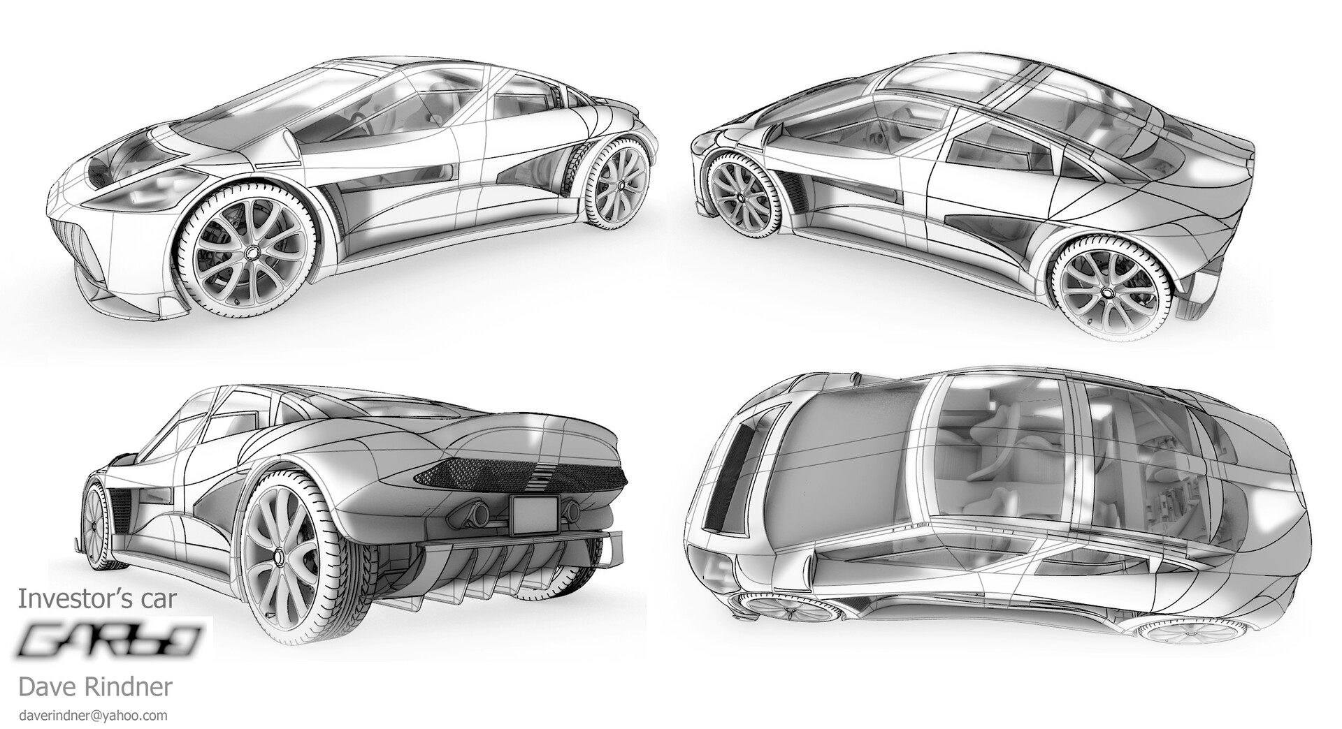 ArtStation - Investor's sports luxury seadan for CARBO