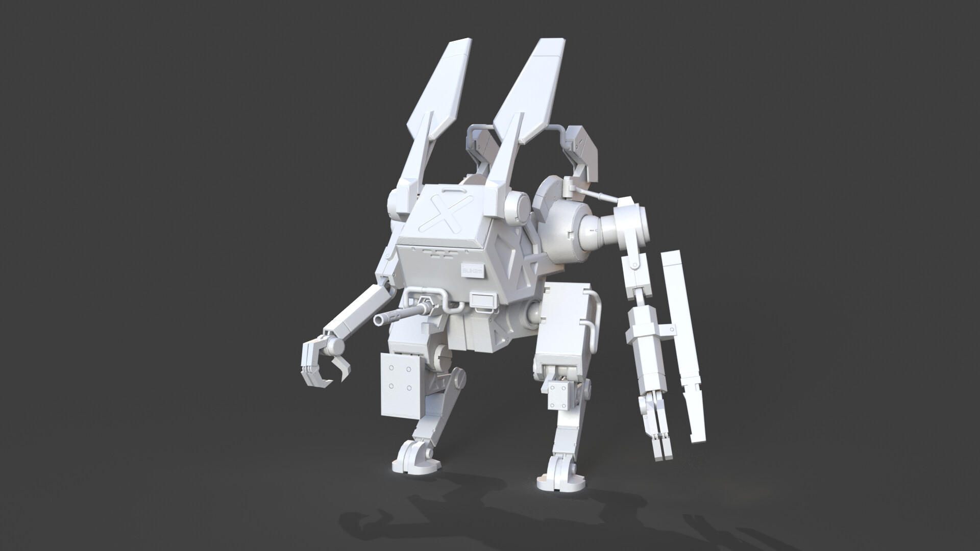 Stef McInroy Ottoson - Bunny Mech Suit - Game Ready Asset