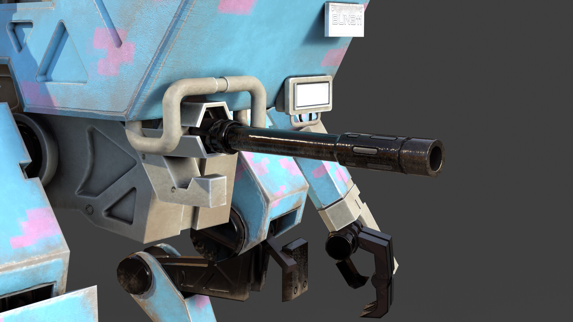 Stef McInroy Ottoson - Bunny Mech Suit - Game Ready Asset